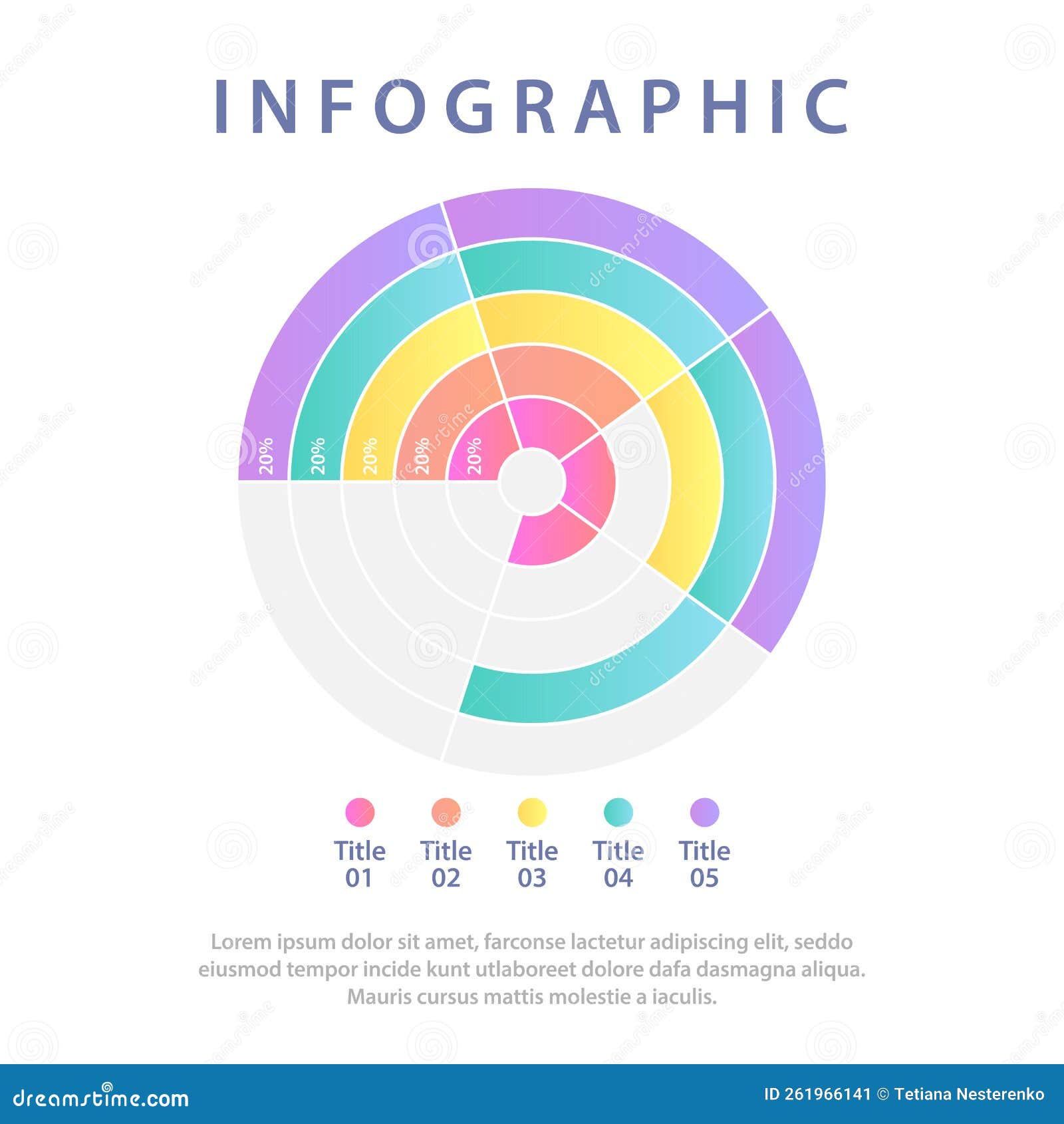 Informational Sources Analysis Presentation with Circle Infographic ...