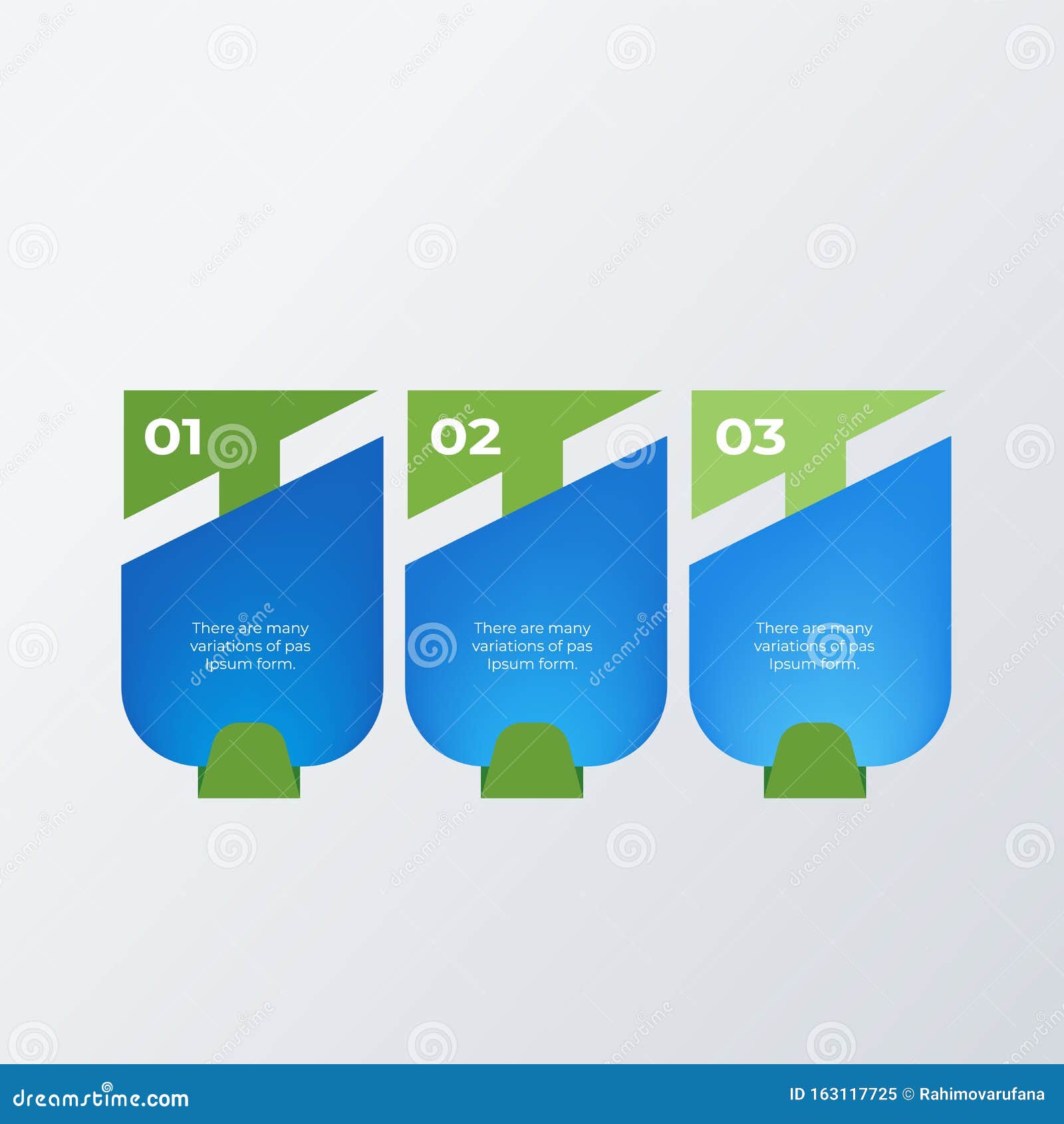 Informational Three Columns Infographic Template Design. Business ...