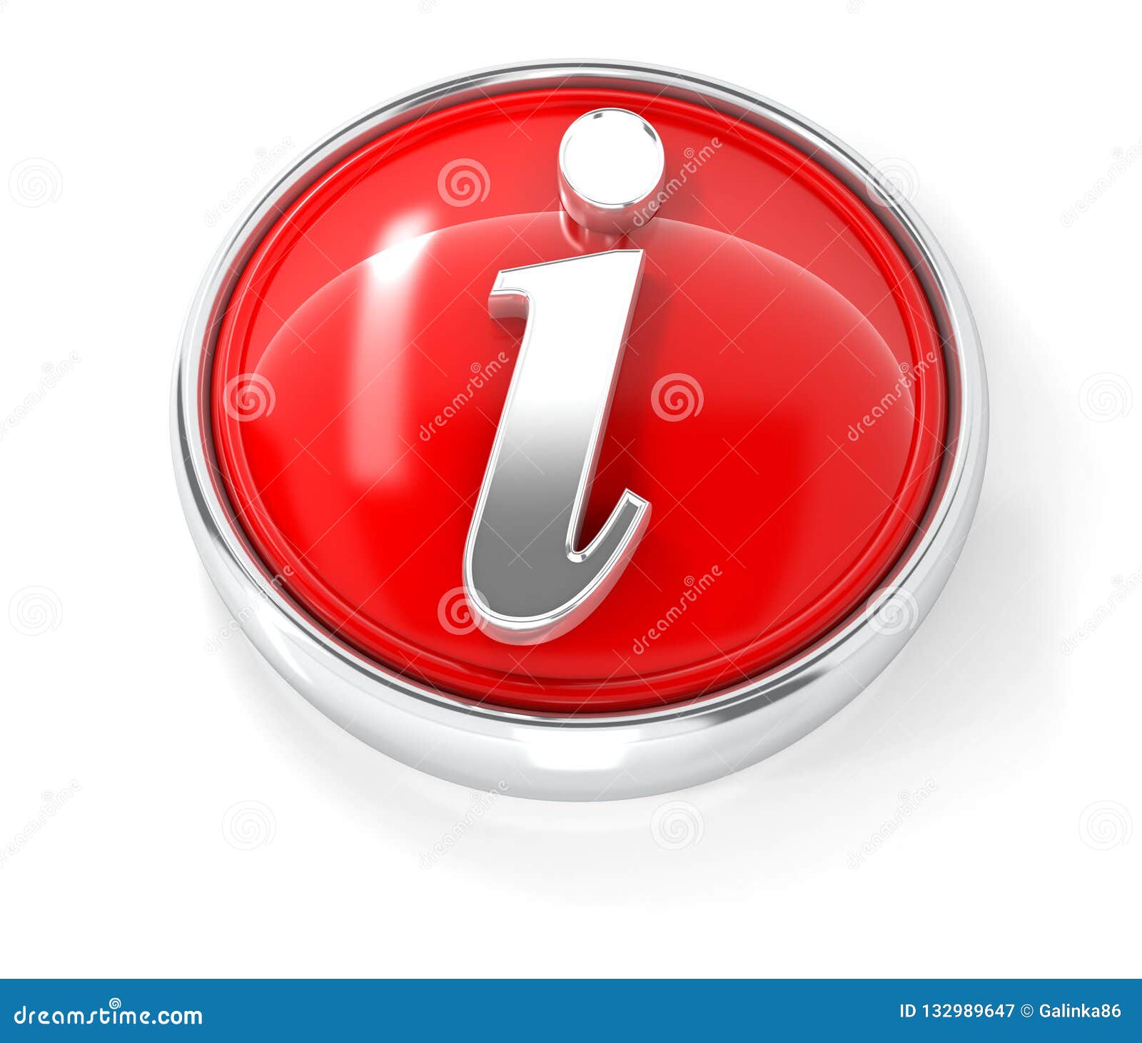 Informationicon on Glossy Red Round Button Stock Illustration ...