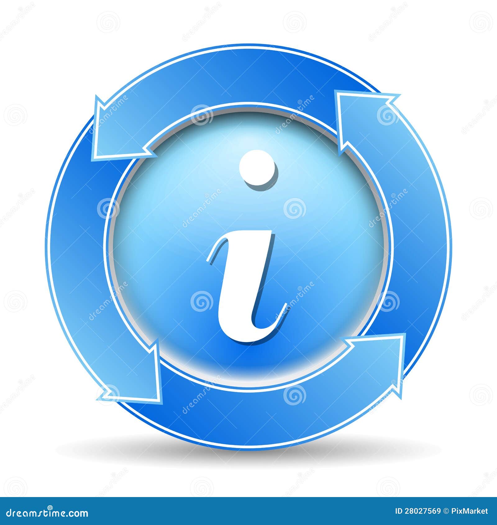 Informationssymbol vektor illustrationer. Illustration av cirkel - 28027569