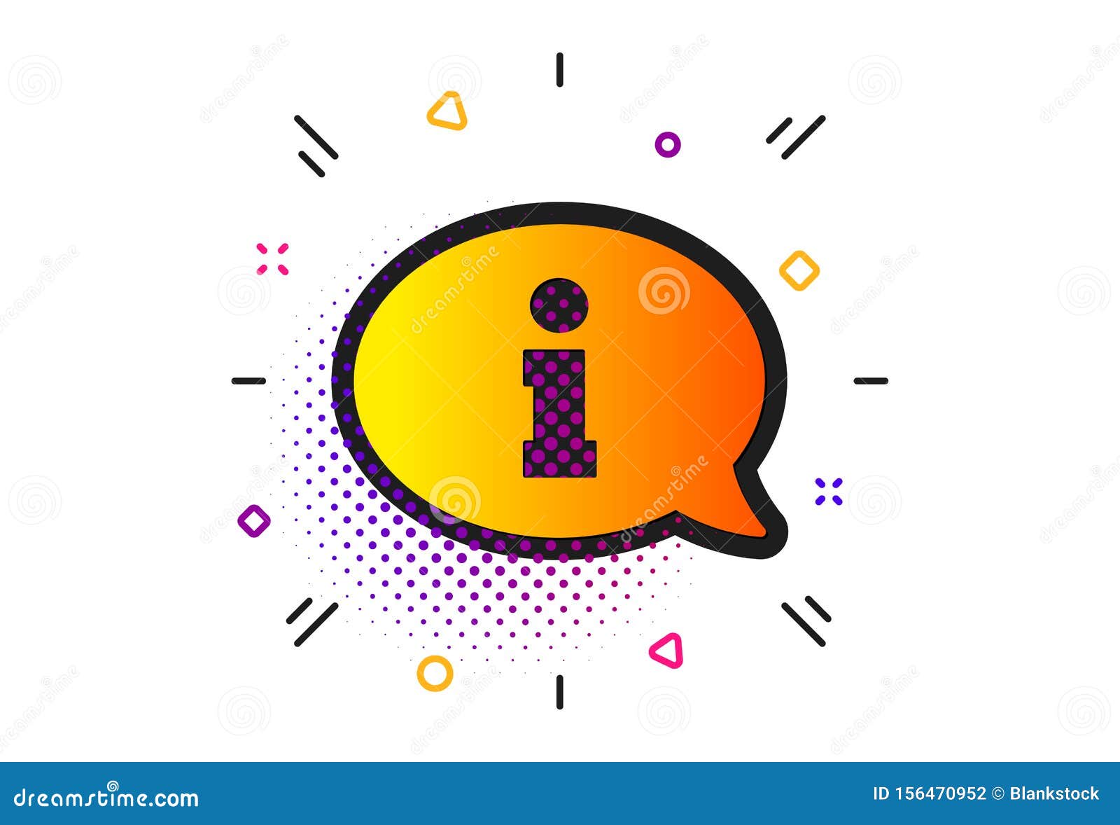 Informationssymbol. Informationsbürozeichen. Vektor Vektor Abbildung ...