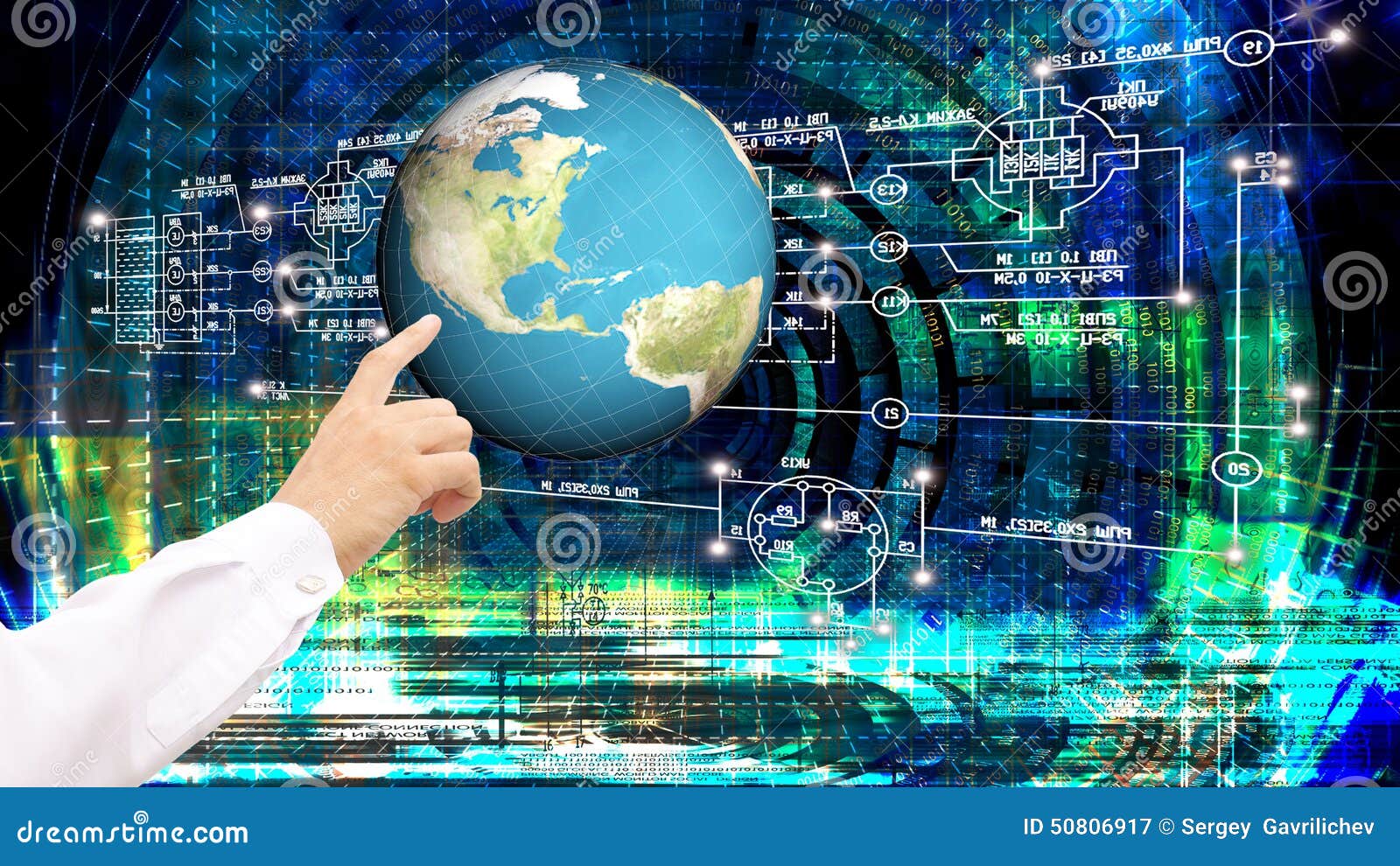 Informatique Moderne D'ingénierie D'innovation Image stock - Image du ...