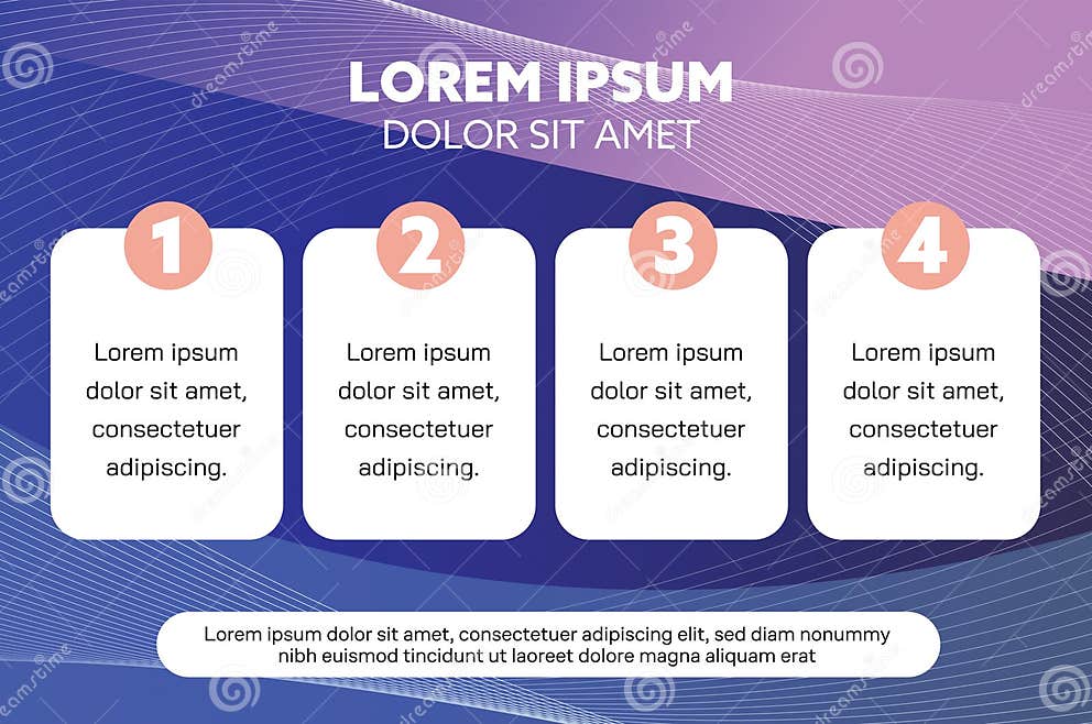 Informative Card Concept Modern Layout for Text Stock Vector ...