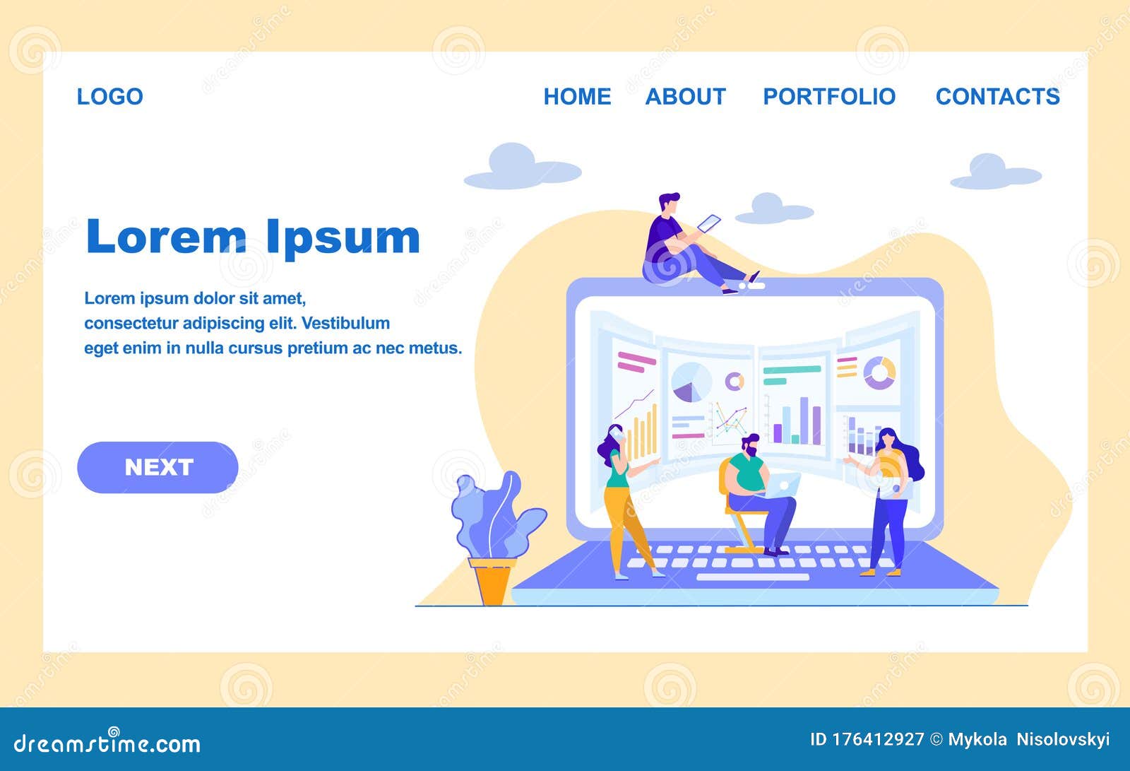 Informative Flyer Clarification Task for Project Stock Vector ...