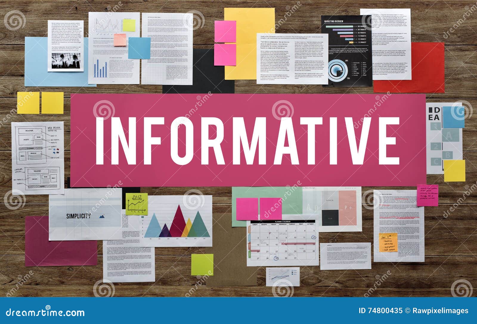 Informative Information Diagram Idea Internet Concept Stock Image ...