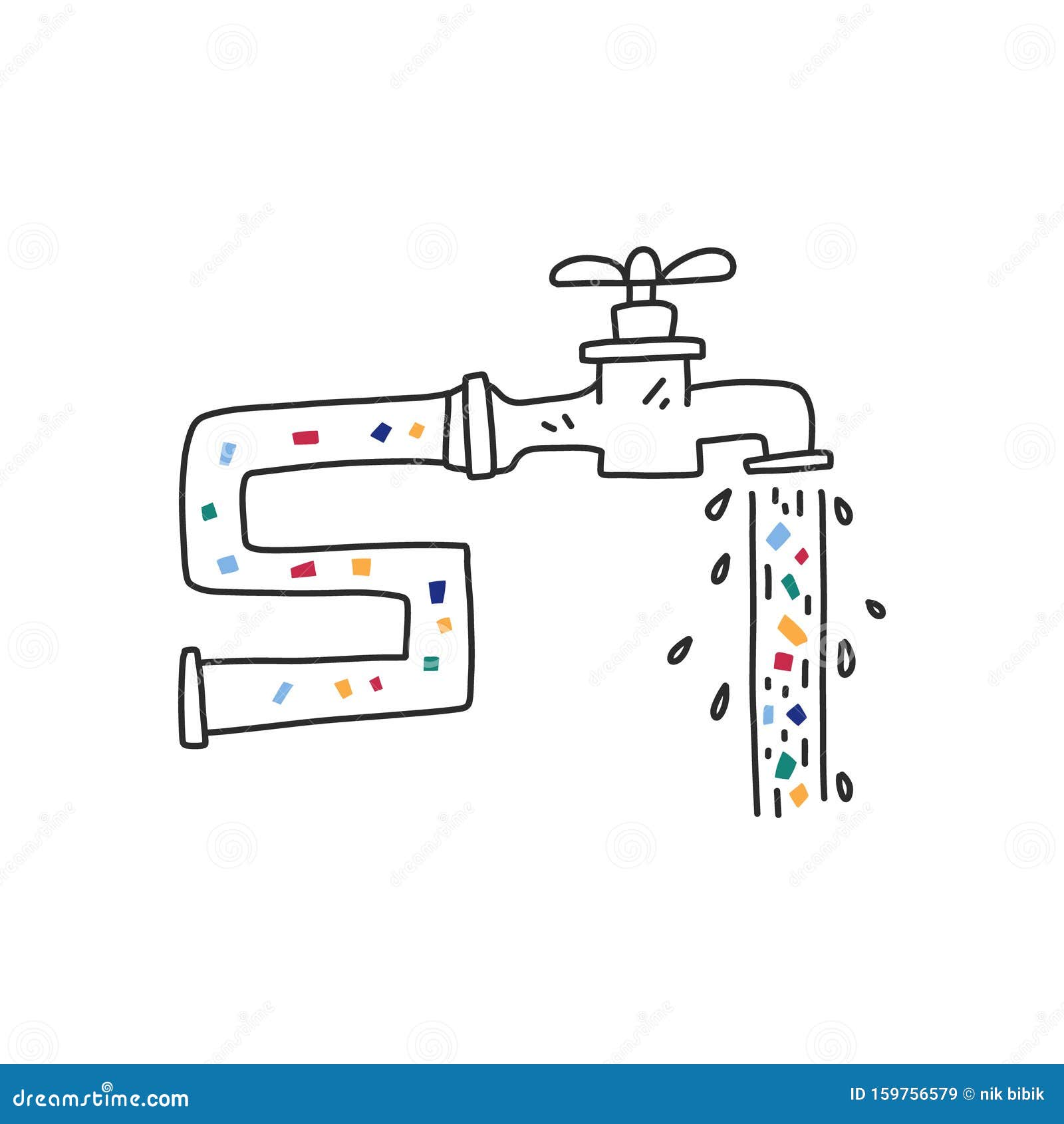 Informative Poster Micro Plastic, Hand-drawn. Stock Vector ...