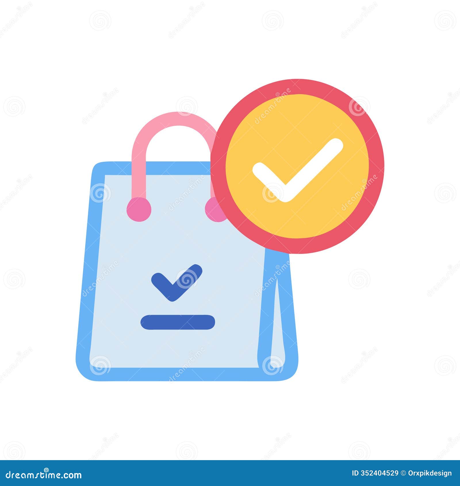 Order Confirmation Symbol for E-commerce Stock Illustration ...