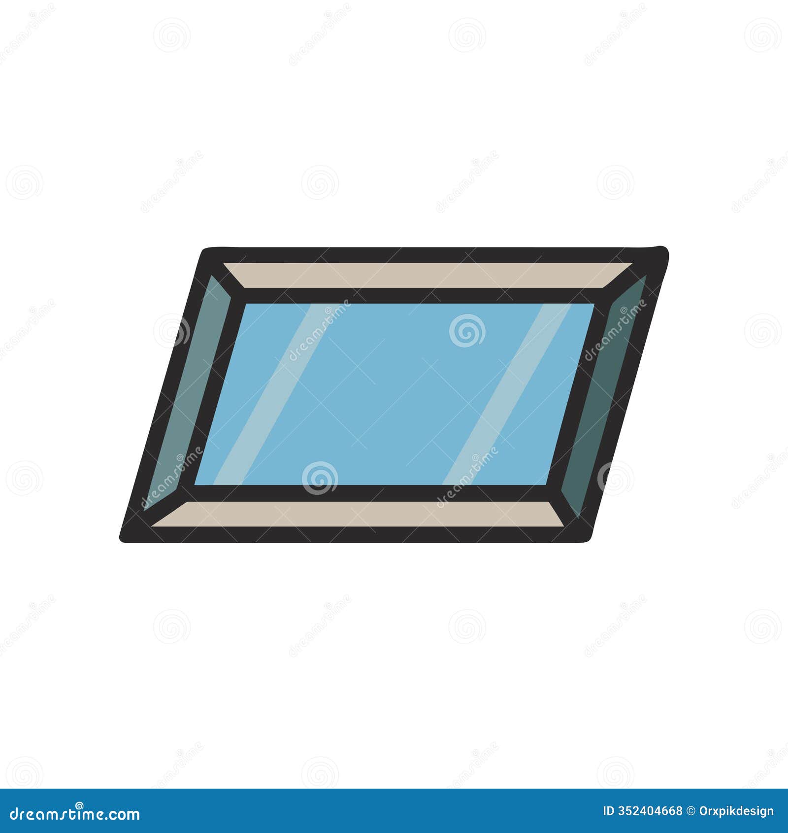 Skylight Symbol For Roof Architecture Vector Illustration ...