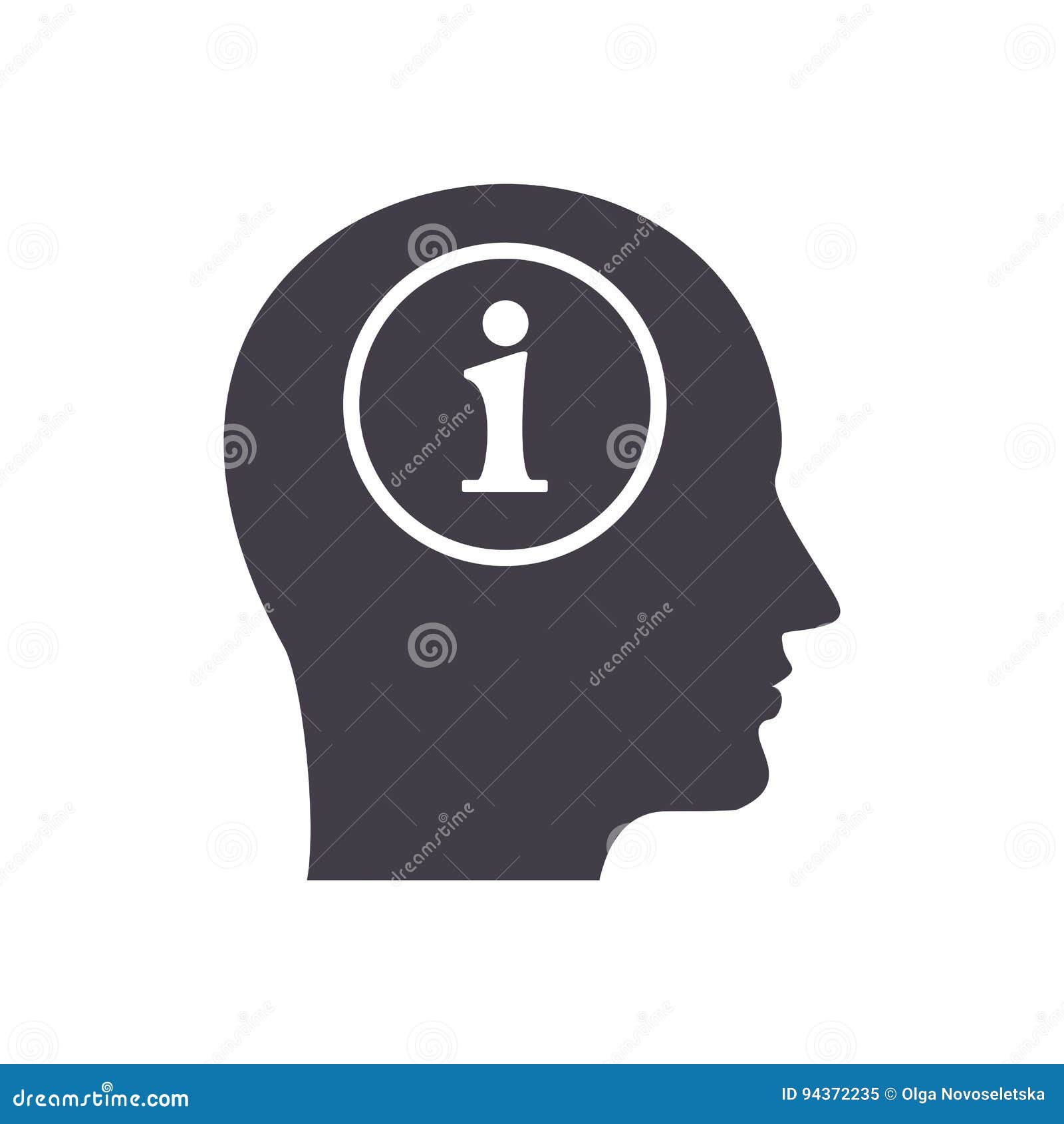Informazioni Nell'icona Capa Illustrazione Vettoriale - Illustrazione ...