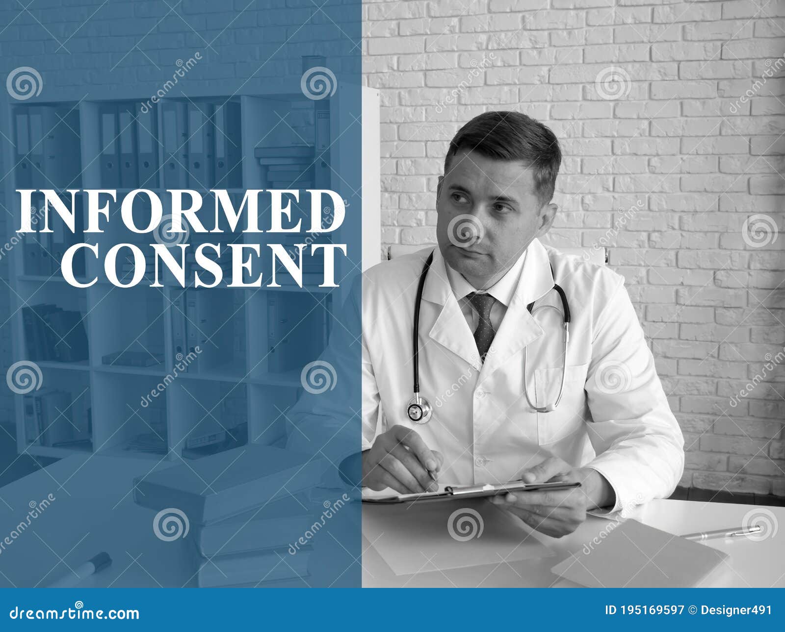 Informed Consent Form On Doctor Desk Royalty-Free Stock Photo ...