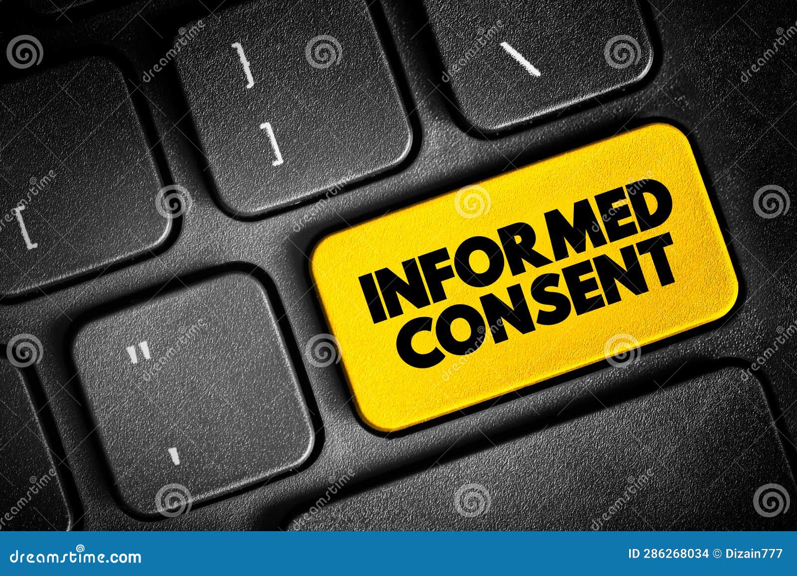 Consent Button On Digital Circuit Background Symbolizes Data Security ...