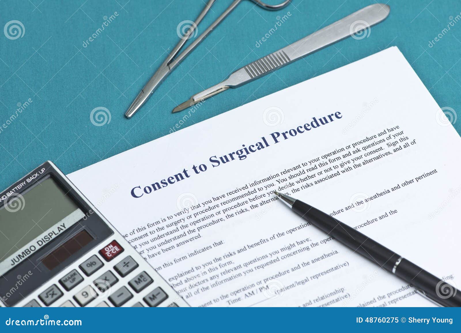 Informed Surgery Consent Royalty-Free Stock Photography | CartoonDealer ...
