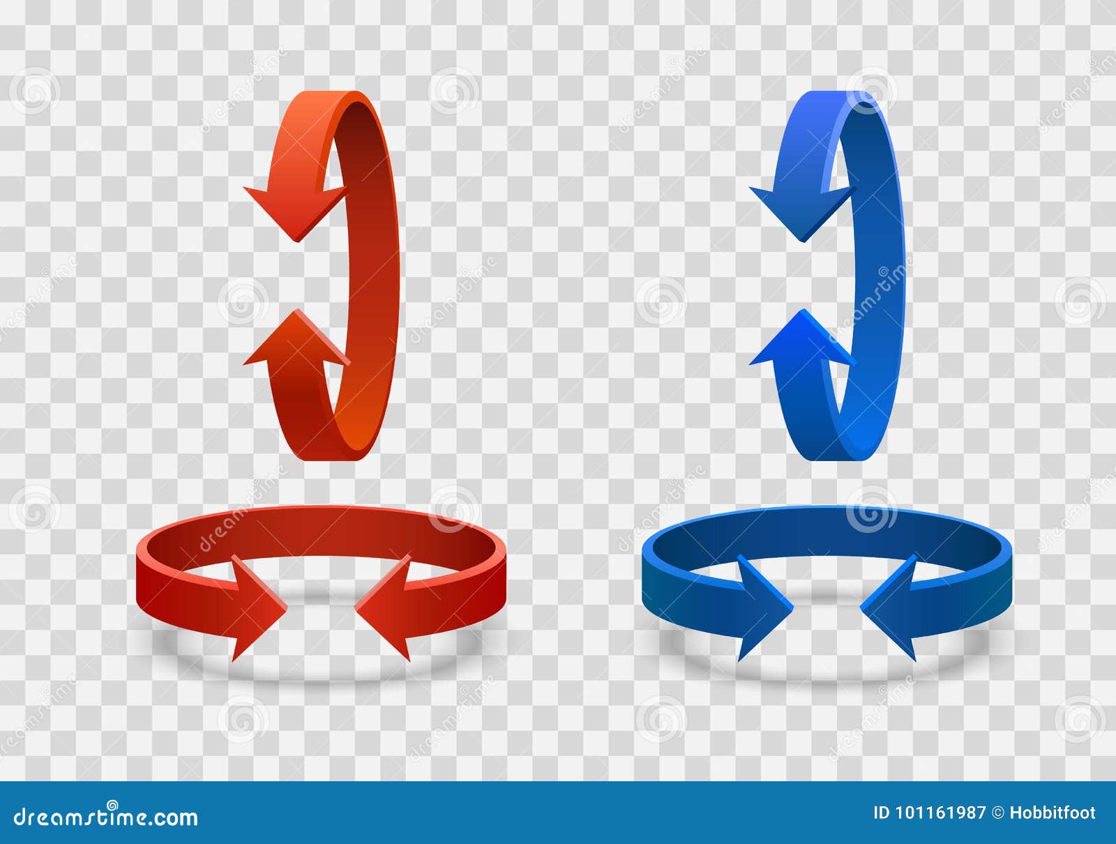 Infos D'art De La Rotation 3d De Flèche Illustration de Vecteur ...