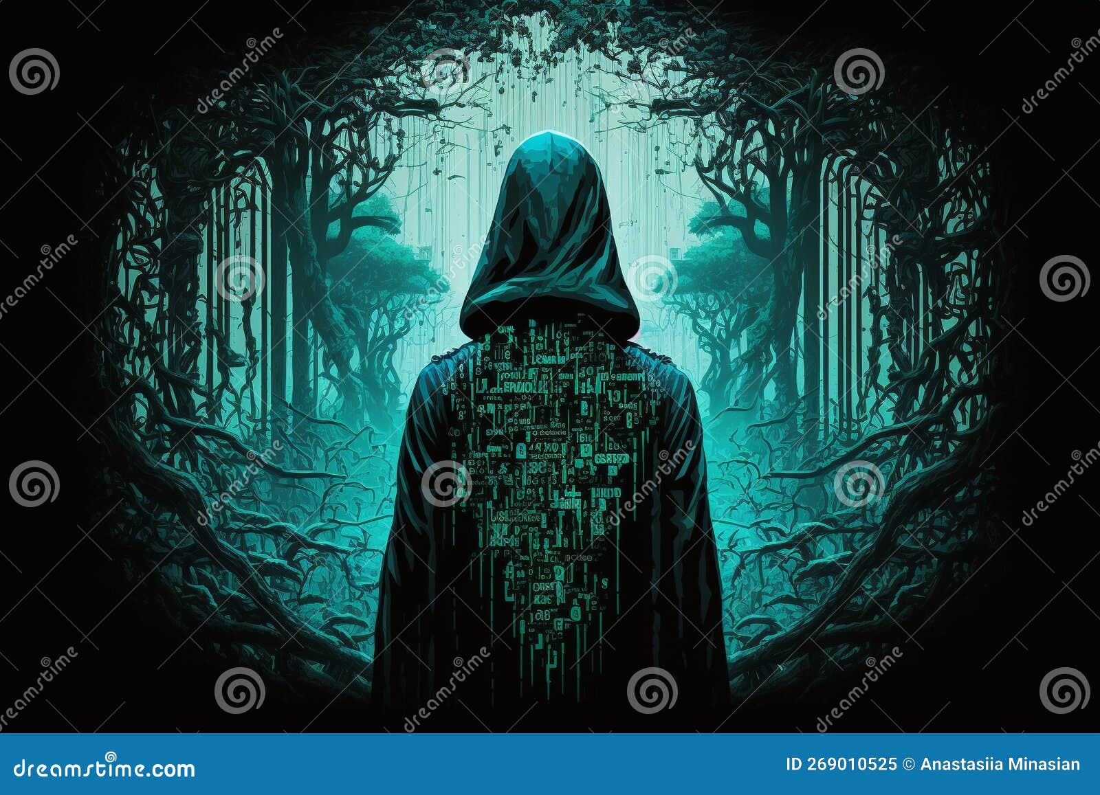 Infosec, Illusion, Quest, Hacker, 4k, Man Sitting at the Computer Stock ...