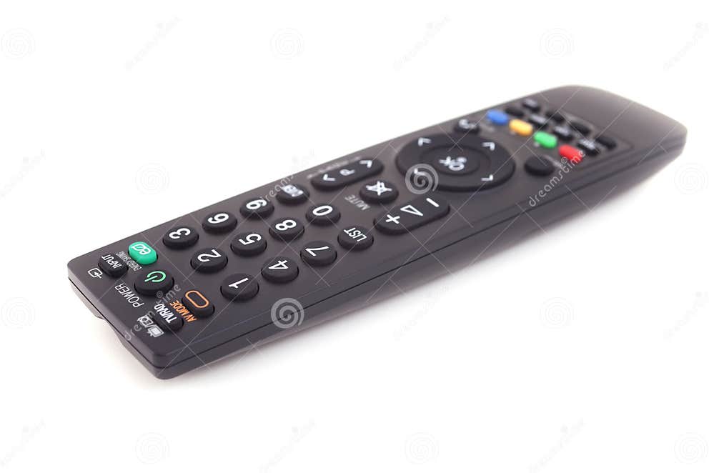 Infrared Cable Television Remote Control Stock Photo - Image of ...