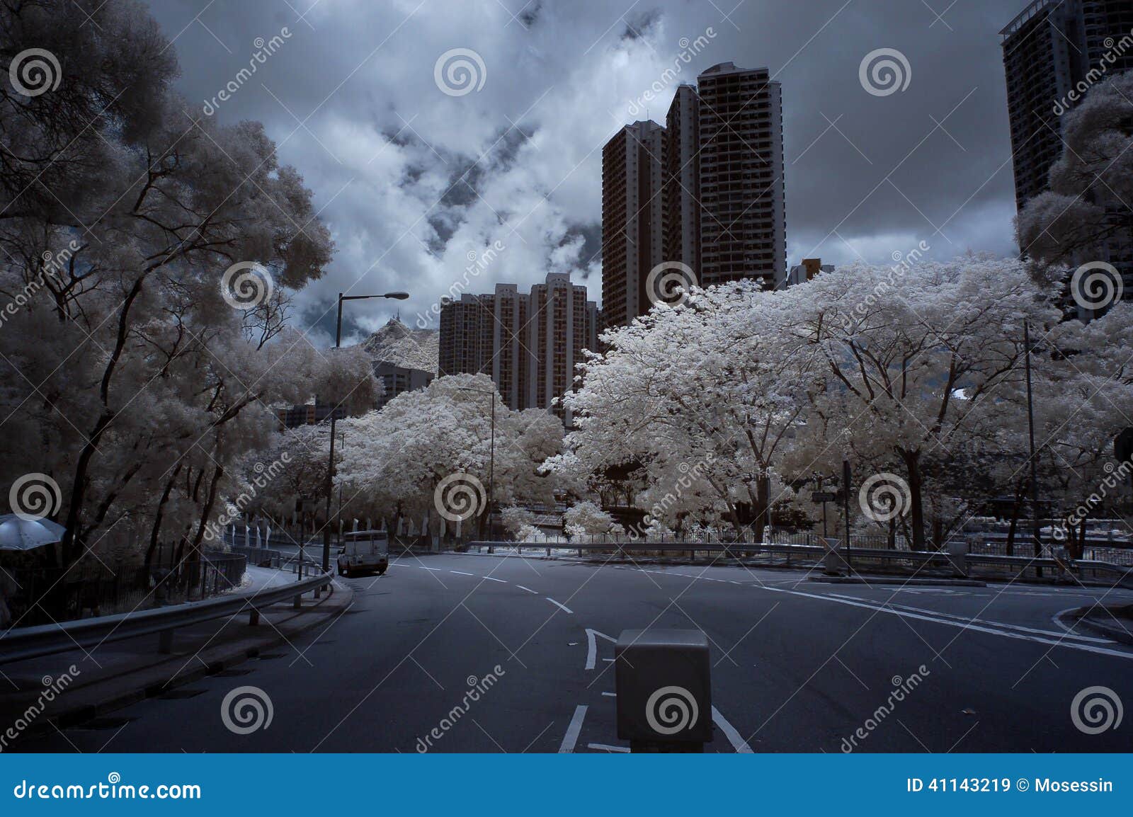 Infrared City stock image. Image of country, hong, kong - 41143219