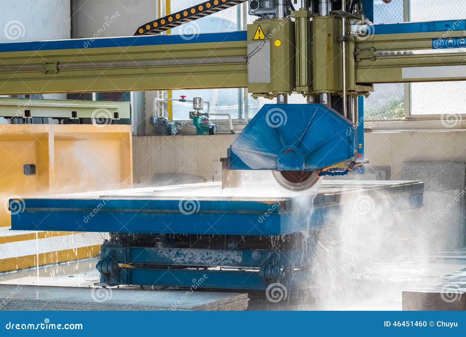 Infrared Guide Pillar Bridge Cutting Machine Stock Photo - Image of ...