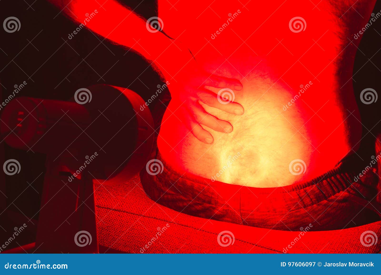 Infrared Heat Light Therapy Stock Image - Image of medical, light: 97606097