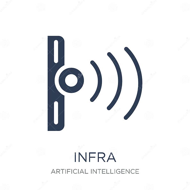 Infrared Icon. Trendy Flat Vector Infrared Icon on White Backgro Stock ...