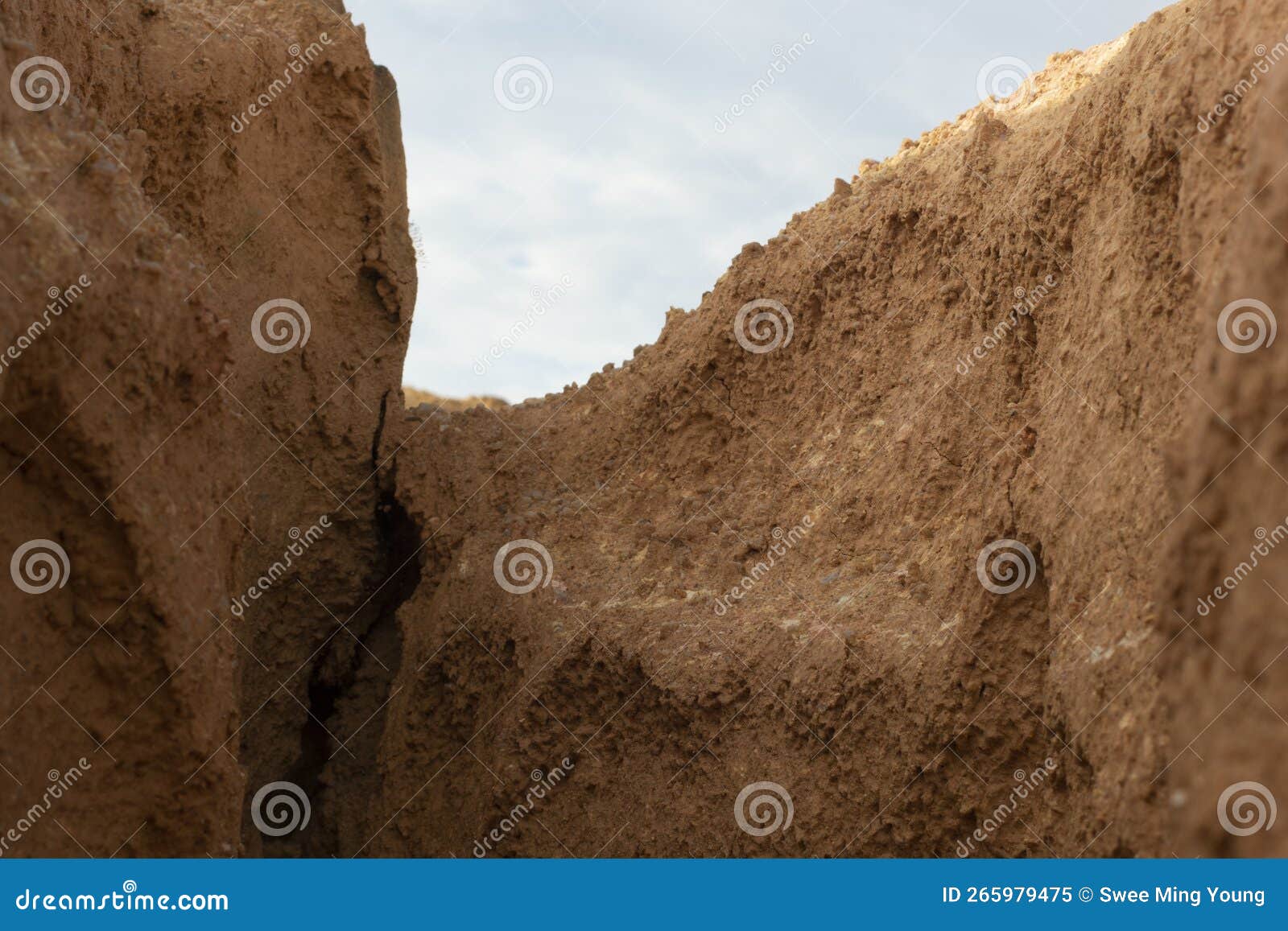 Scene Around the Deserted Land Due To Deforestation and Earth Mining ...