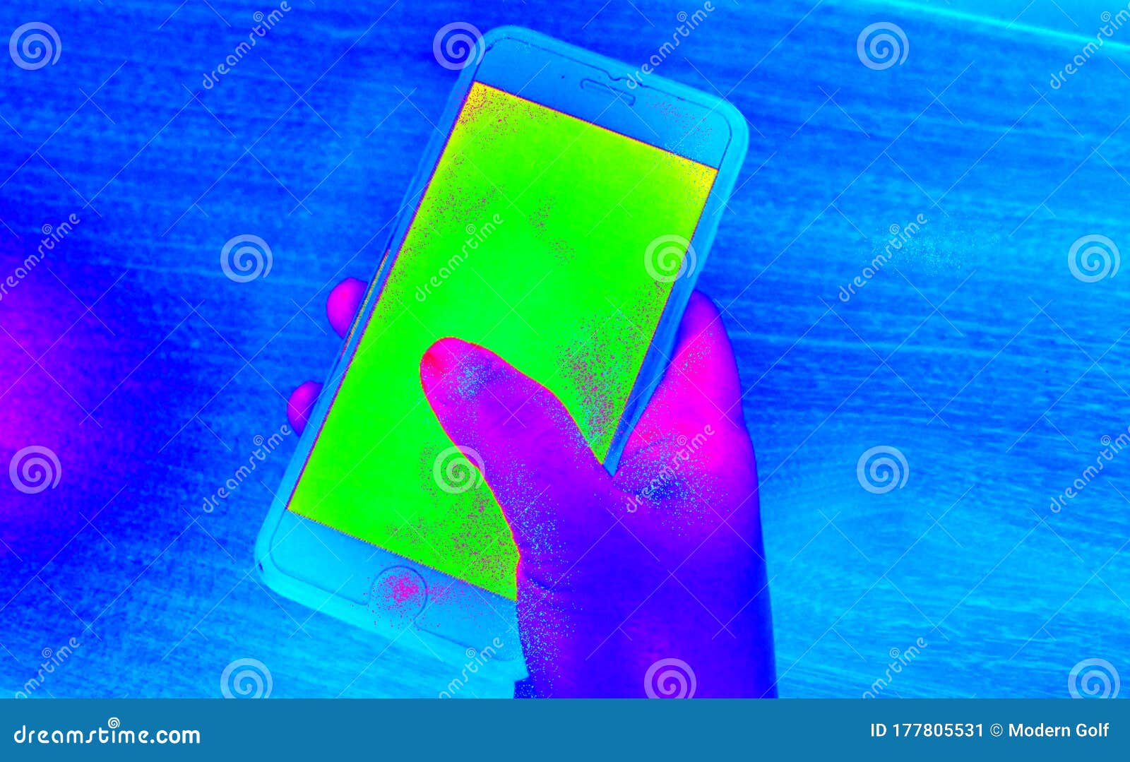 Infrared Image Shows that when You Touch the Surface of Things that May ...