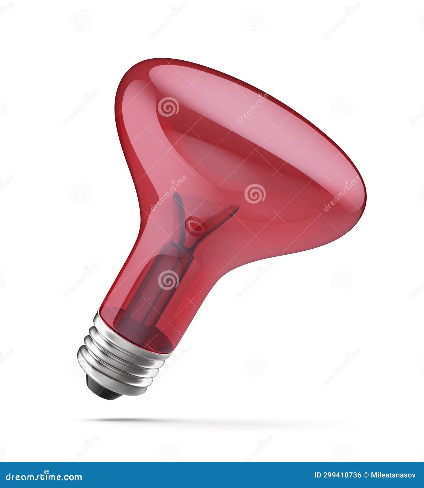 Infrared light bulb stock illustration. Illustration of radiation ...