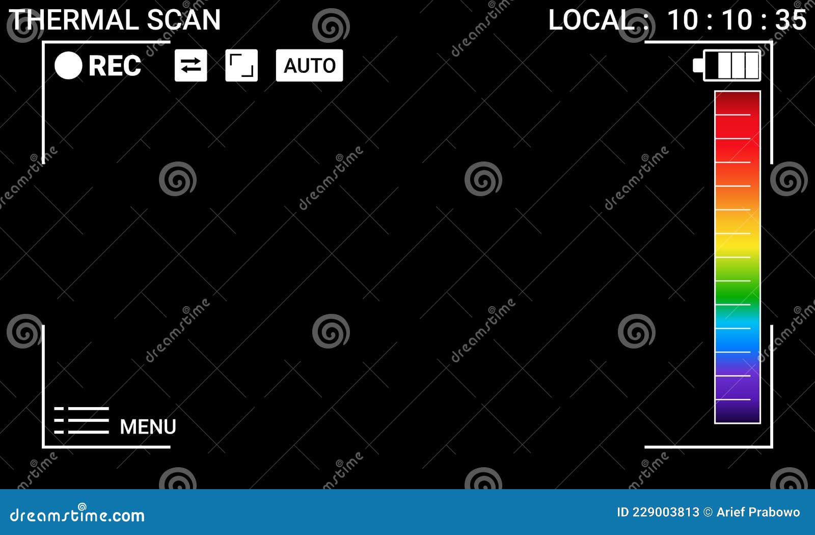 Vector Illustration of Video Camera Frame Viewfinder and Focusing ...