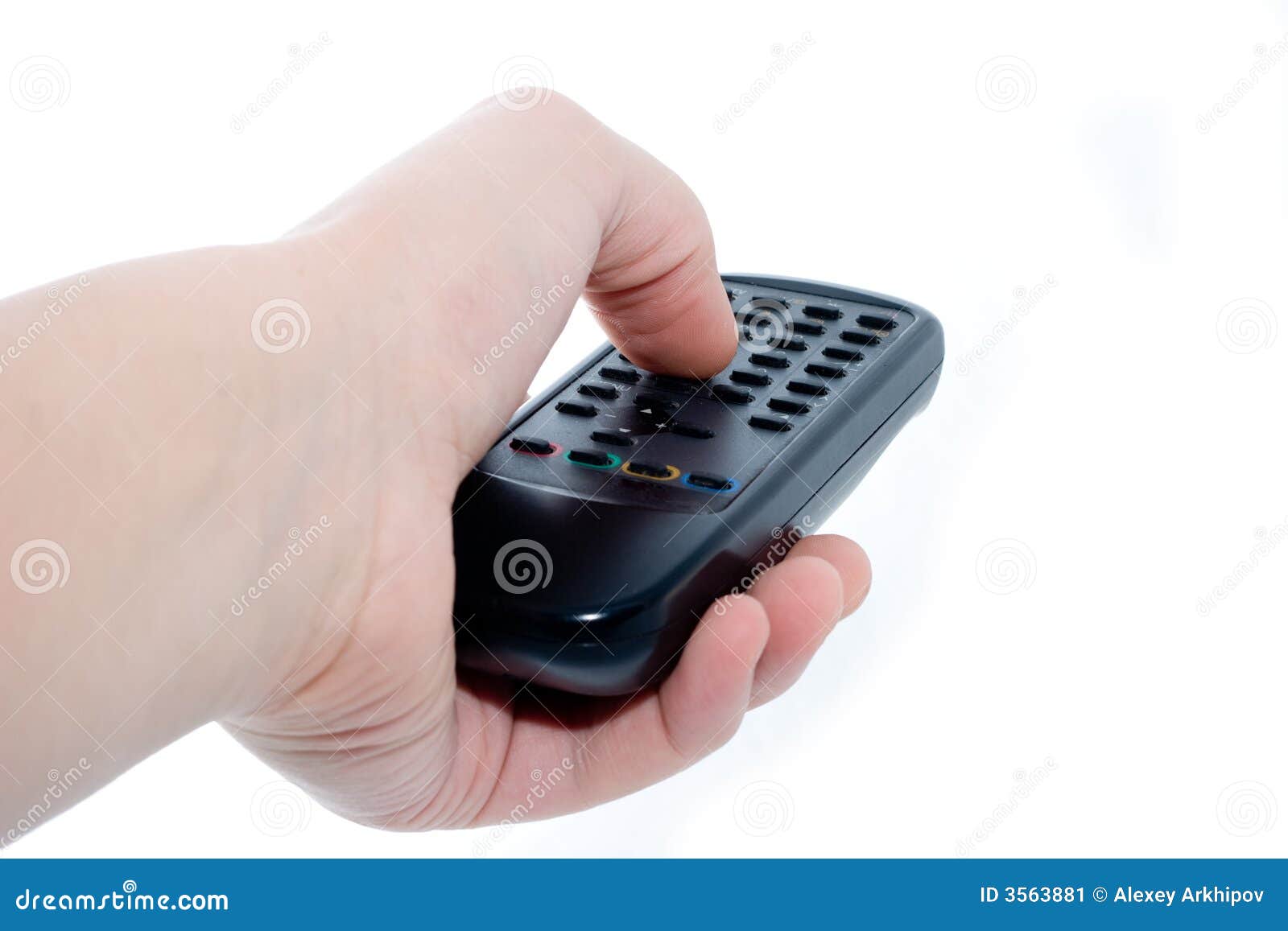 Infrared Remote Control Unit Stock Image - Image of infrared, white ...