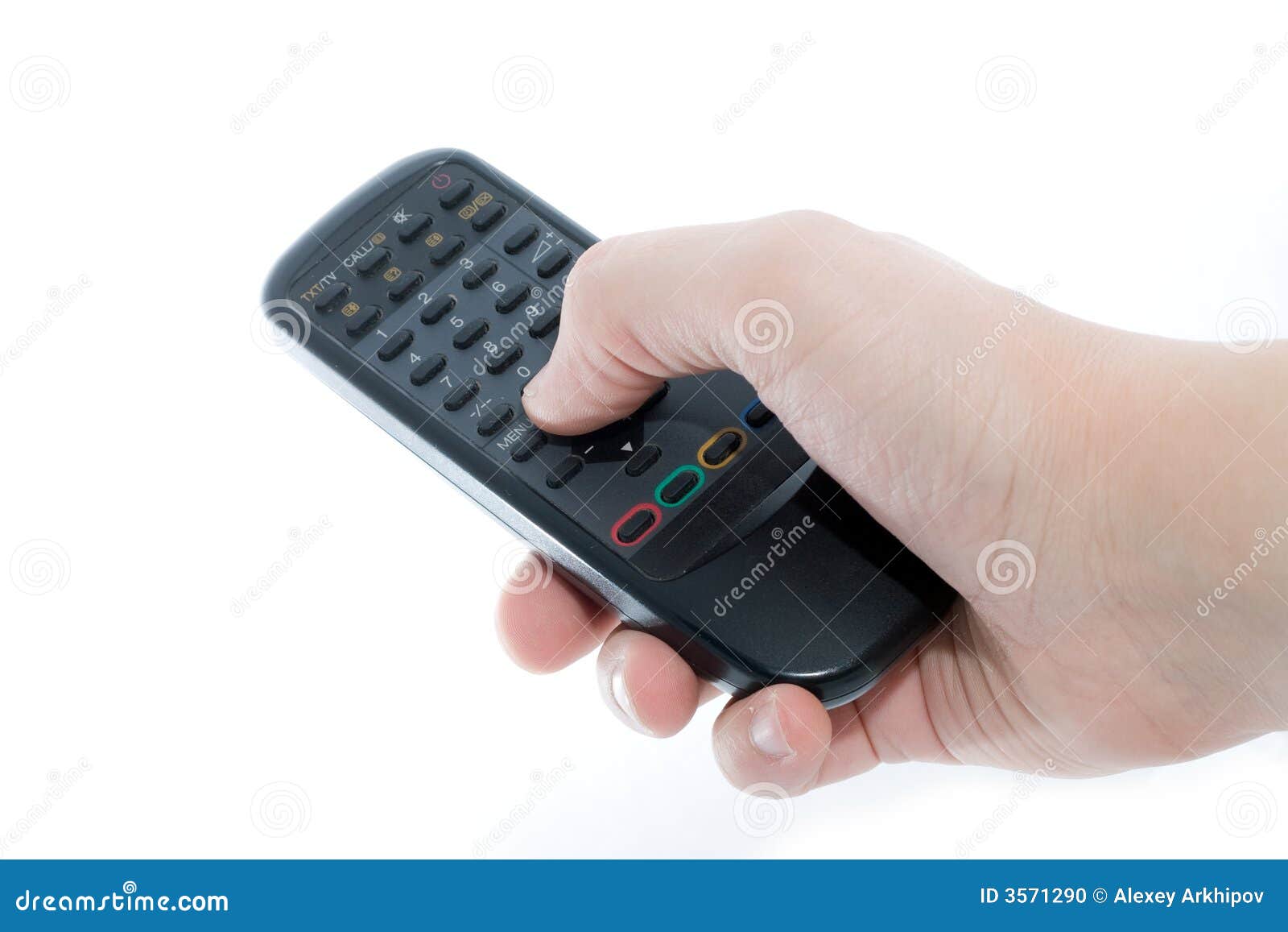 Infrared Remote Control Unit Stock Photo - Image of television, remote ...