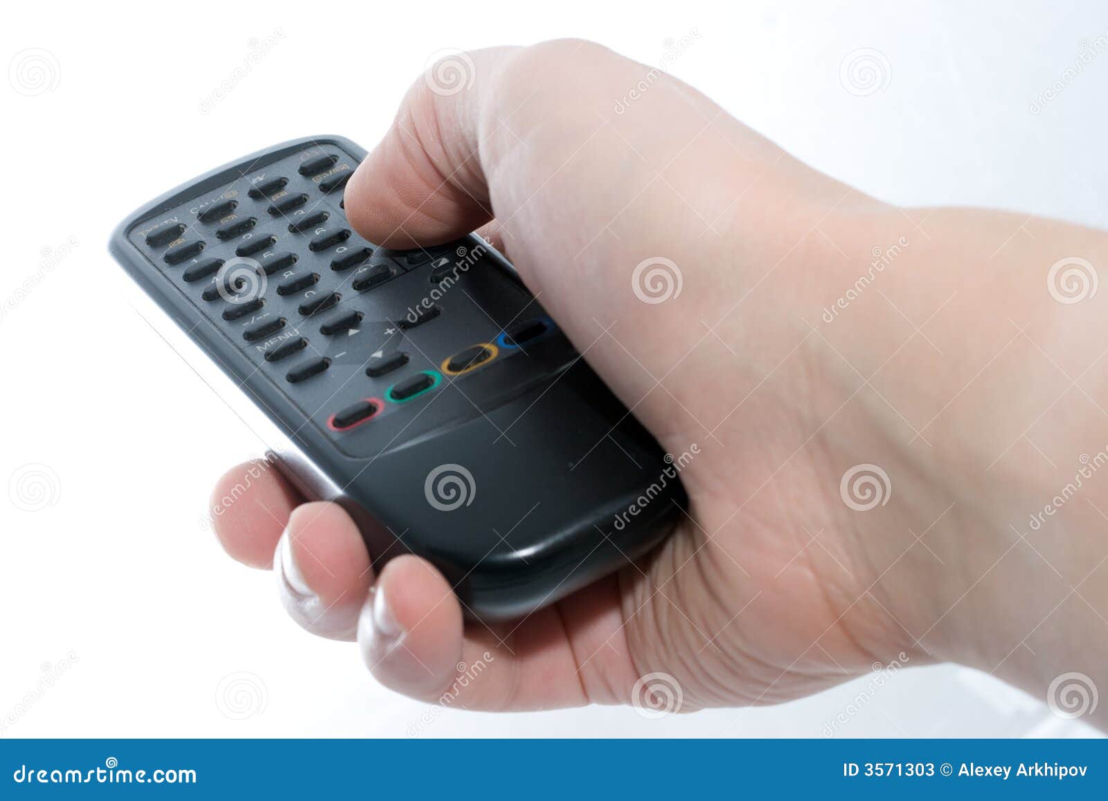 Infrared Remote Control Unit I Stock Image - Image of white, product ...