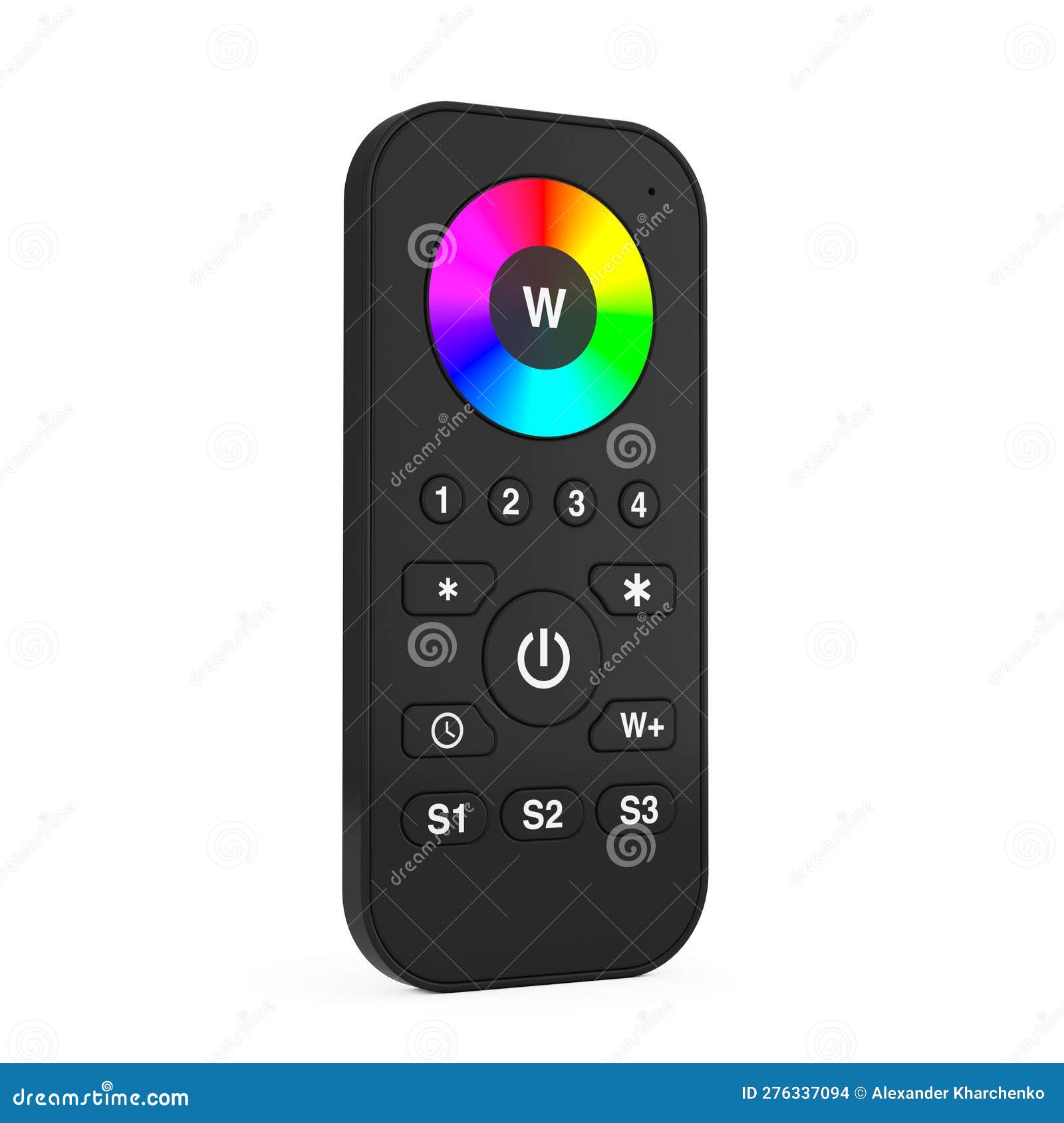 Infrared Remote Lighting Control for RGB Led Lamp or RGB Strip. 3d ...