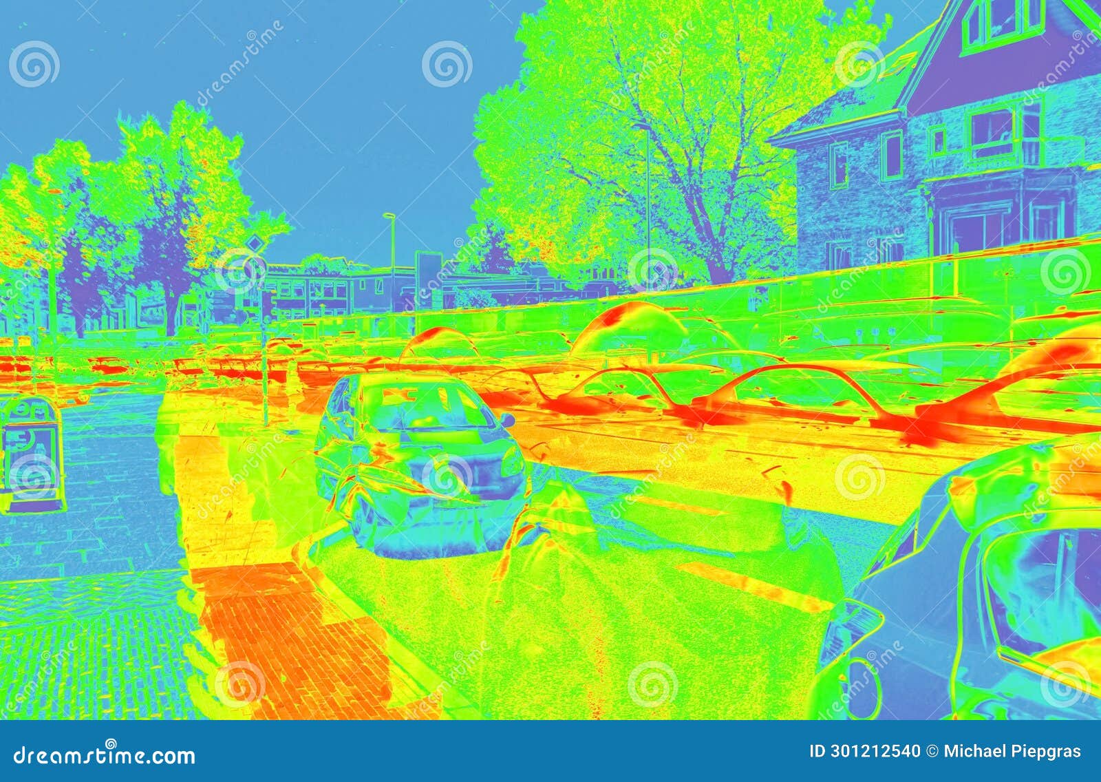 Infrared View of Heavy Fast Moving Traffic - Motion Infrared Map Stock ... Infrared View of Heavy Fast Moving Traffic - Motion Infrared Map Stock ...