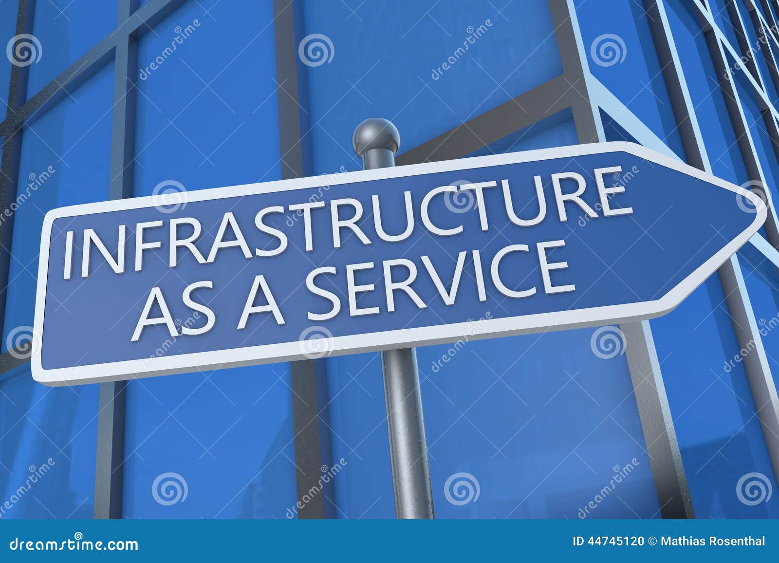 Infrastructure As a Service Stock Illustration - Illustration of paas ...