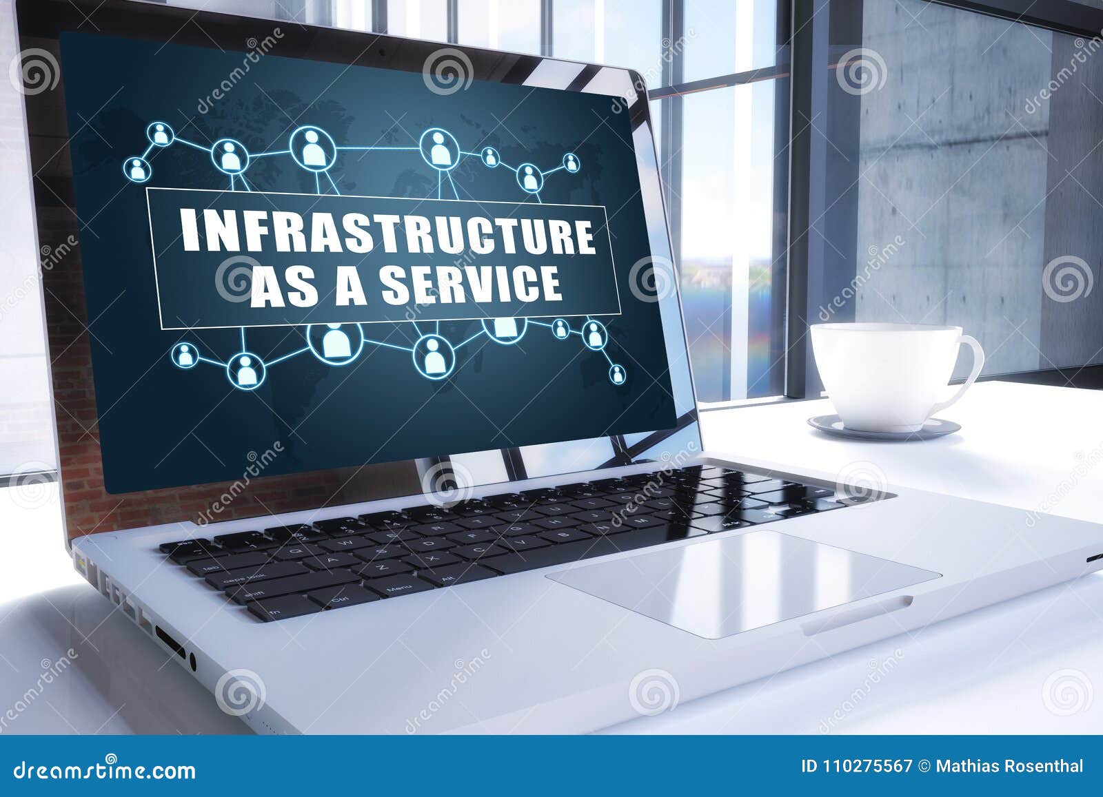 Infrastructure As a Service Stock Illustration - Illustration of demand ...