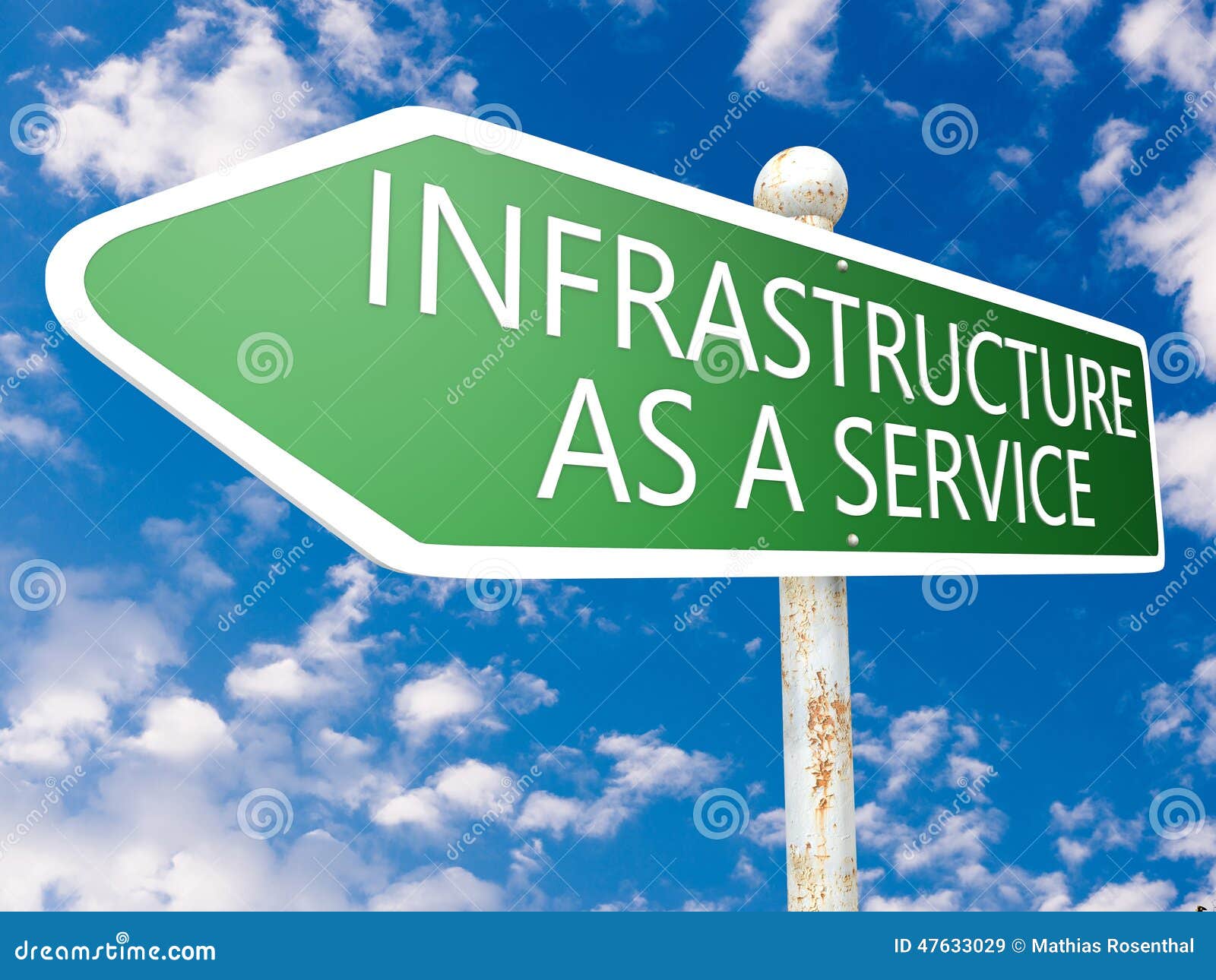 Infrastructure As a Service Stock Illustration - Illustration of ...