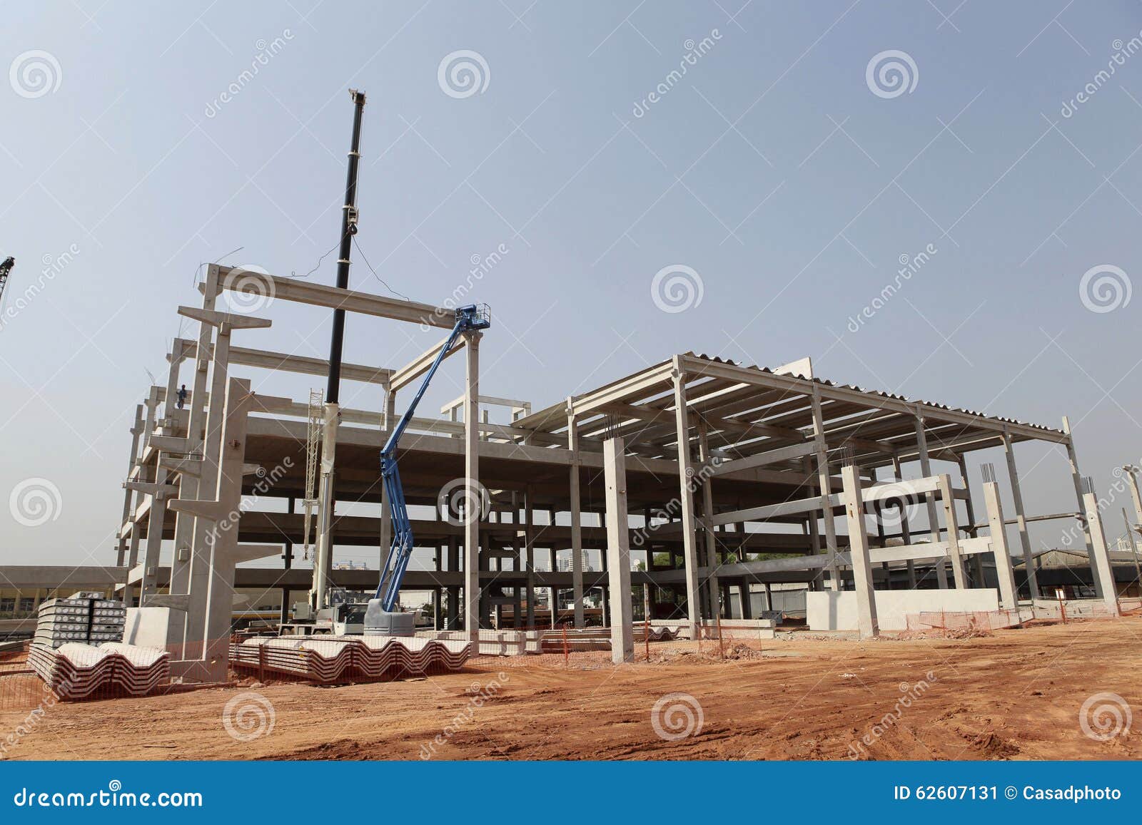 Infrastructure Construction Stock Image - Image of engineering ...