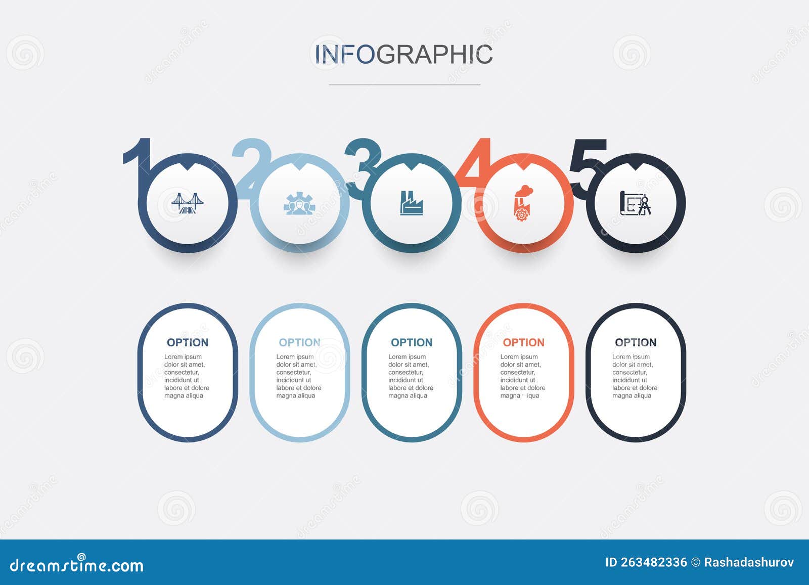 Infrastructure, Development, Plant Stock Illustration - Illustration of ...