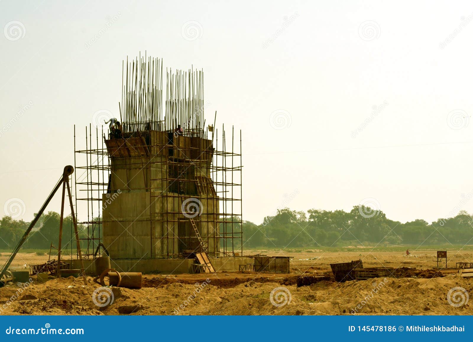 Infrastructure Facility Development Growth Bridge Stock Photo - Image ...