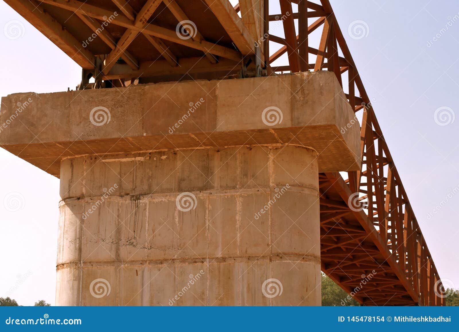 Infrastructure Facility Development Growth Bridge Stock Photo - Image ...