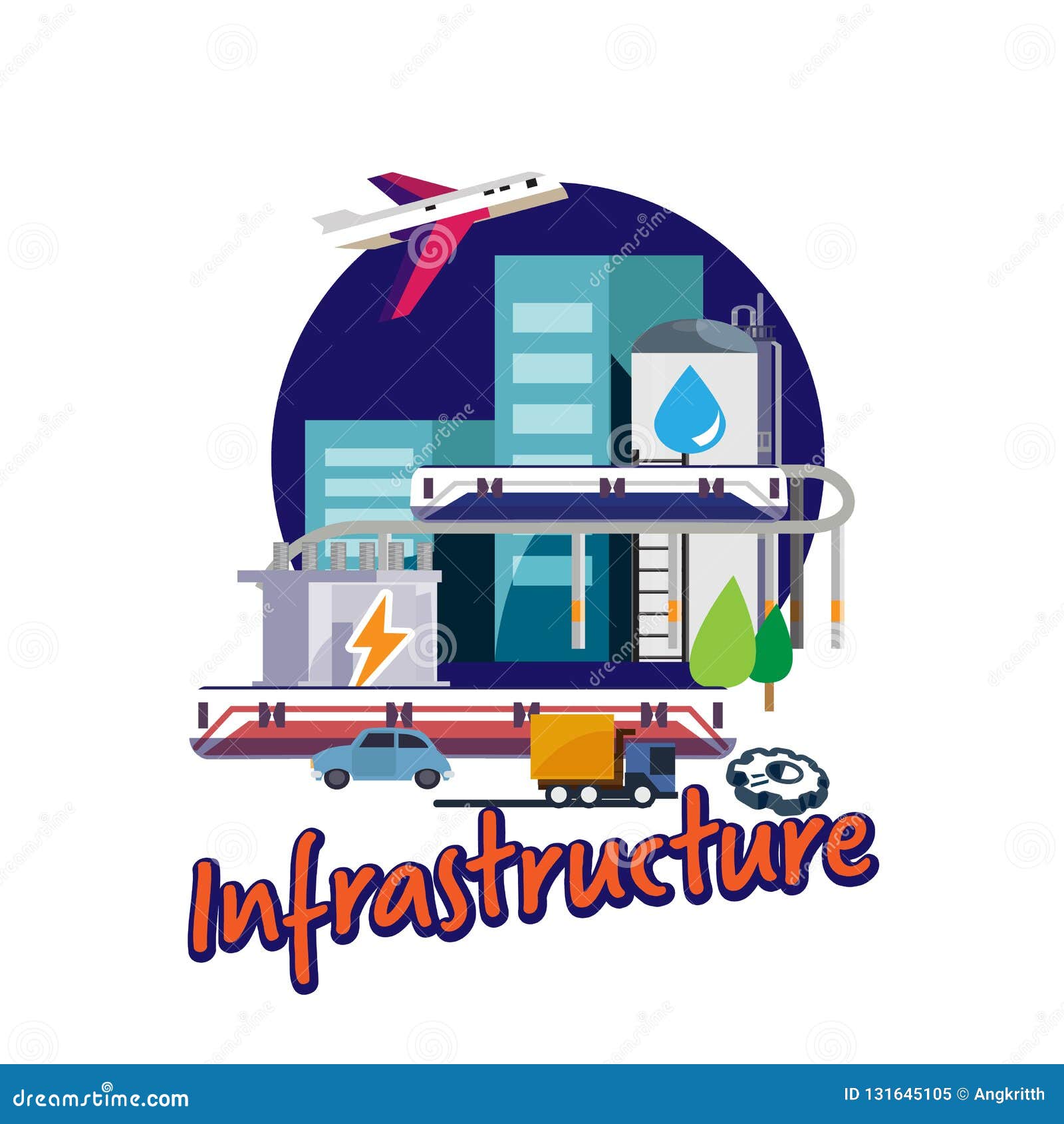 Infrastructure Icon Set Cartoon Vector | CartoonDealer.com #88002181 Infrastructure Icon Set Cartoon Vector | CartoonDealer.com #88002181