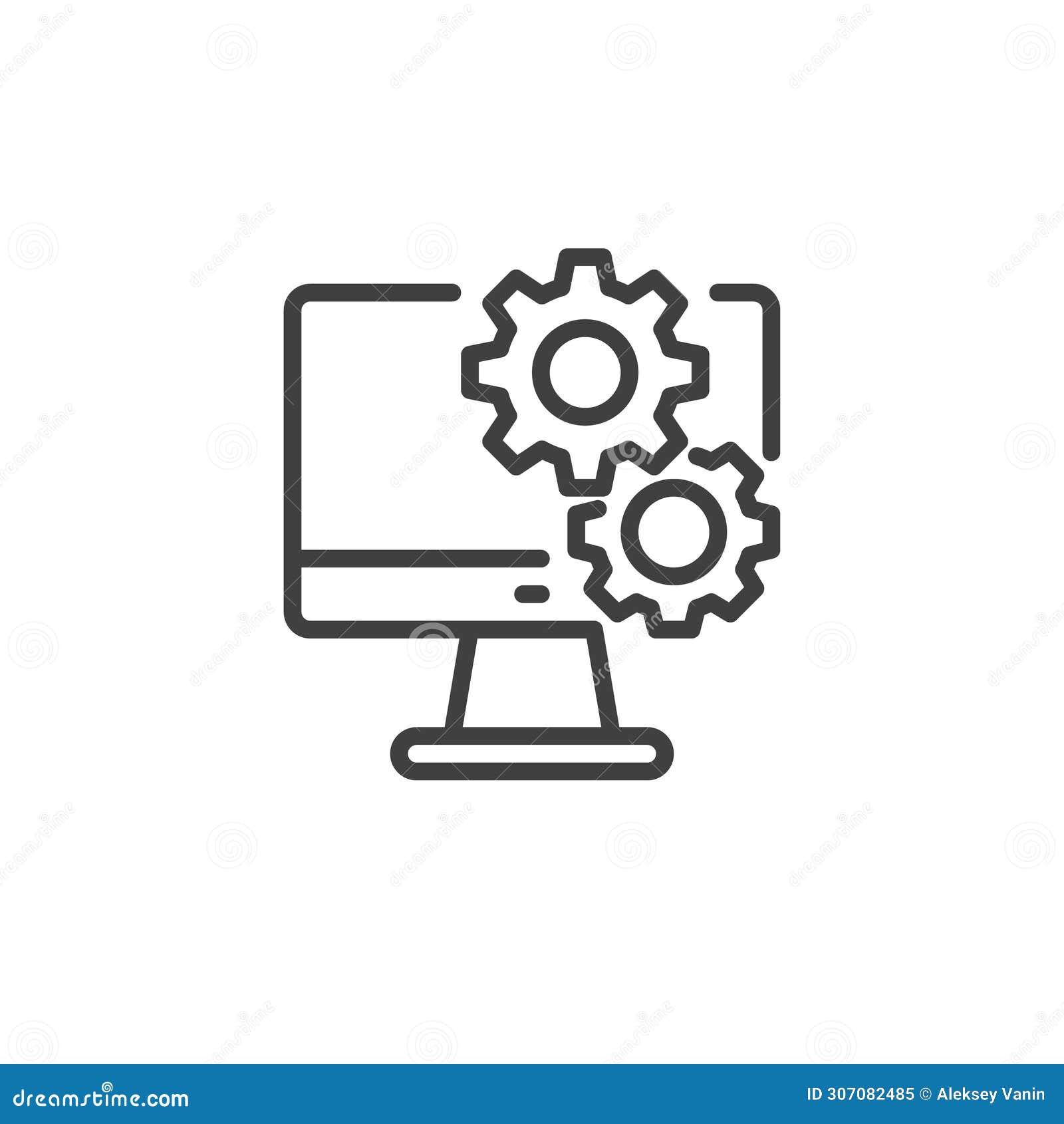 It Infrastructure Line Icon Stock Vector - Illustration of line, simple ...