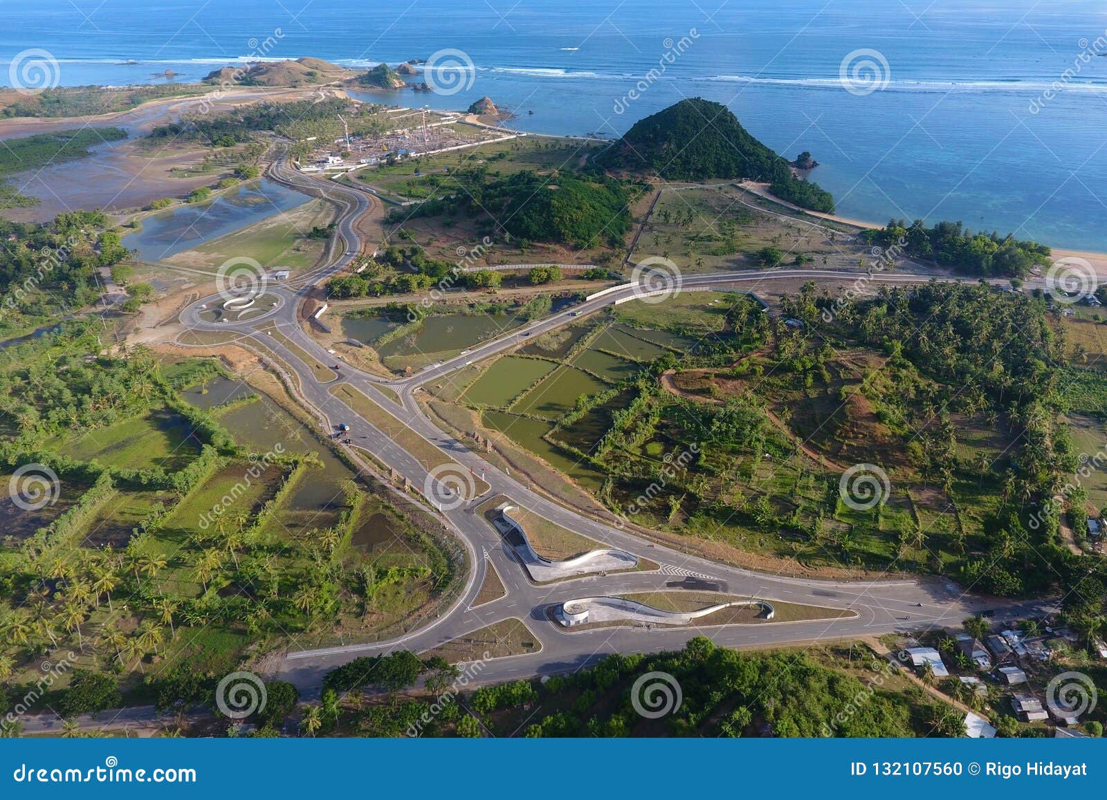 Infrastructure of Mandalika Stock Photo - Image of trave, main: 132107560