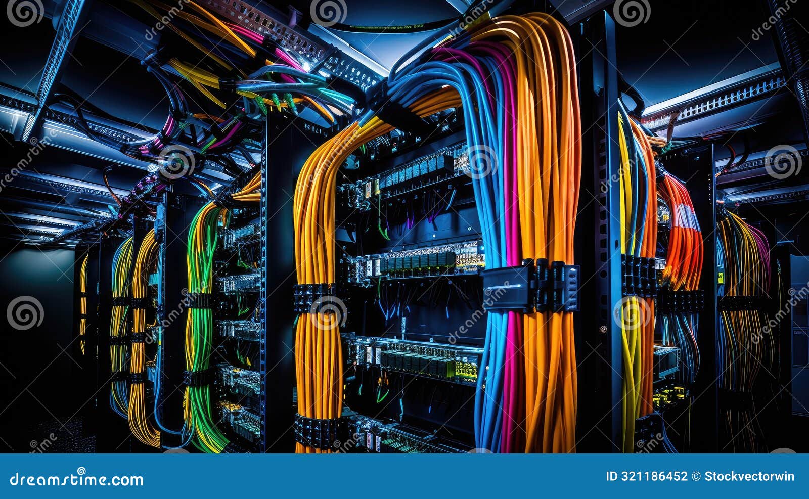 Infrastructure power cable stock illustration. Illustration of ...