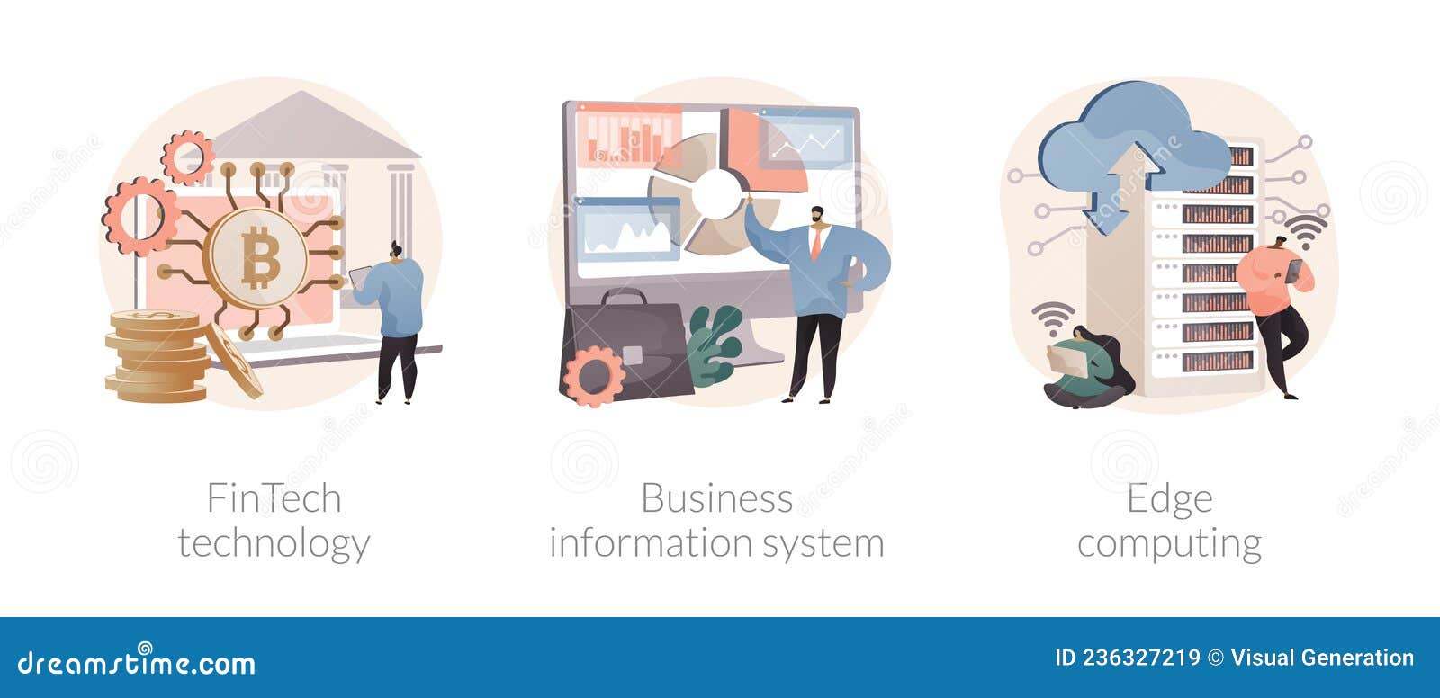 It Infrastructure and Technology Integration Abstract Concept Vector ...
