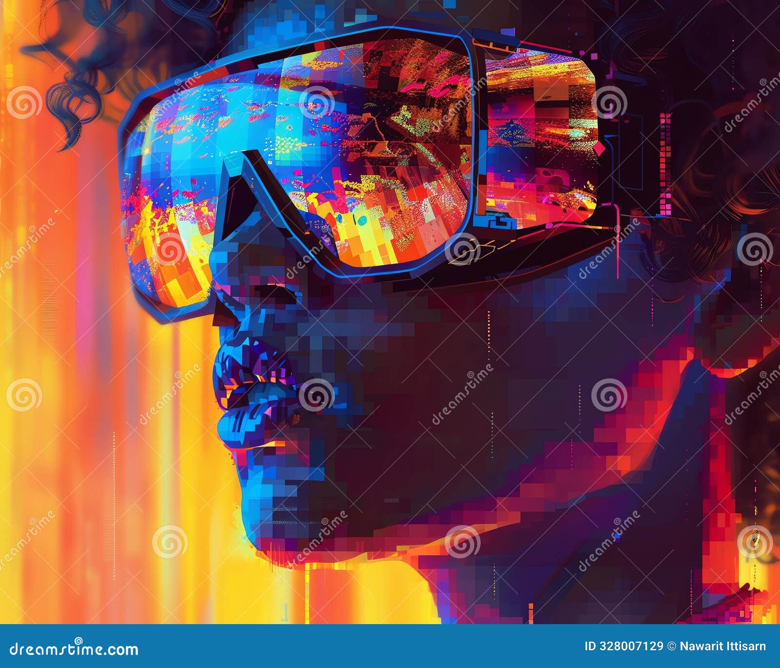 Infuse a Pixel Art Representation of Augmented Reality Glasses ...