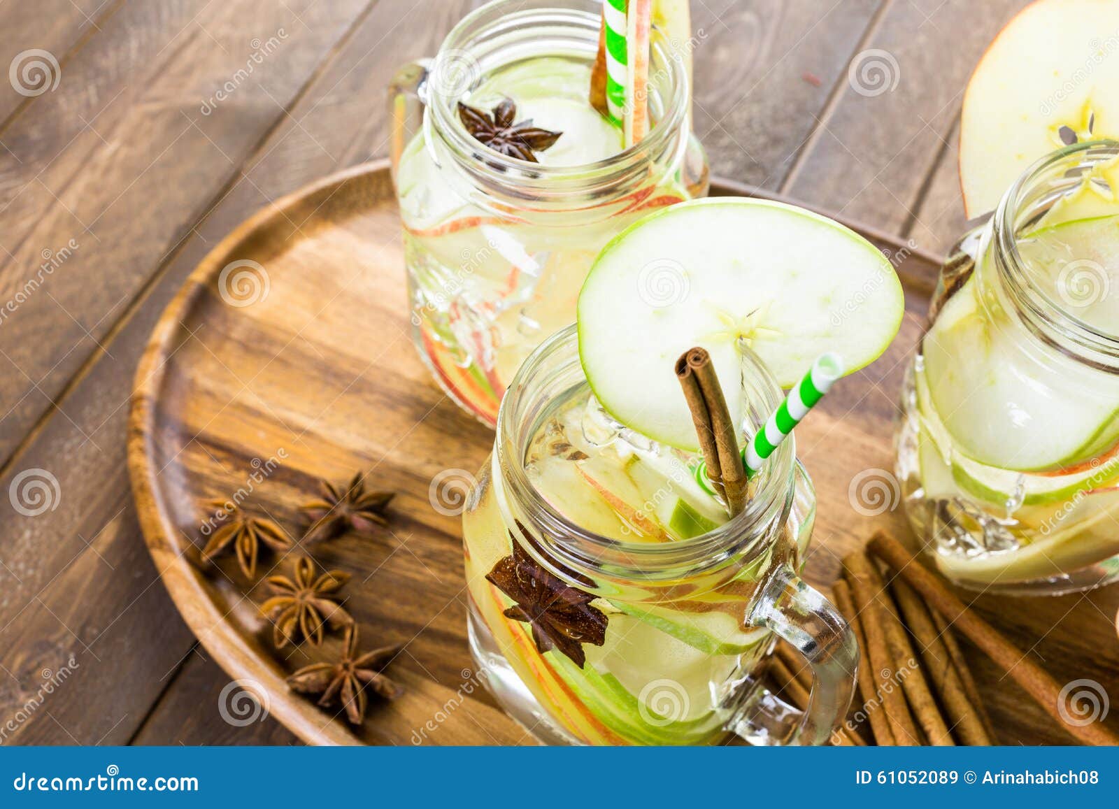 Infused water stock image. Image of anise, detox, drinking - 61052089