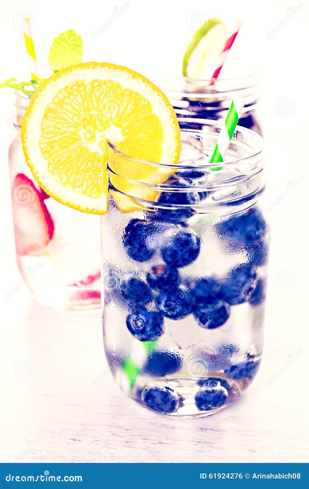 Infused water stock photo. Image of sign, fruit, infused - 61924276