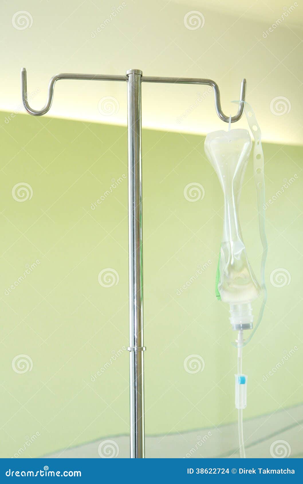 Infusion Bottle with IV Solution Stock Photo - Image of nausea, health ...