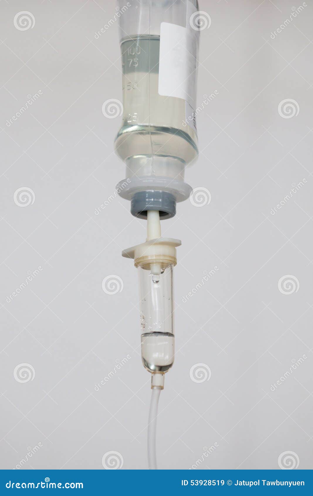 Infusion Bottle with IV Solution Stock Image - Image of cancer ...