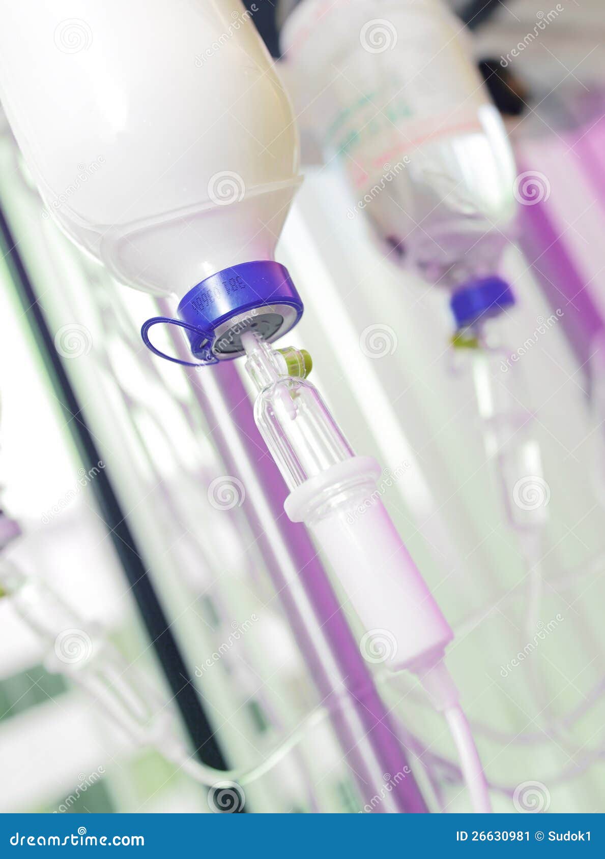 Infusion Bottles with IV Solution Stock Image - Image of intravenous ...
